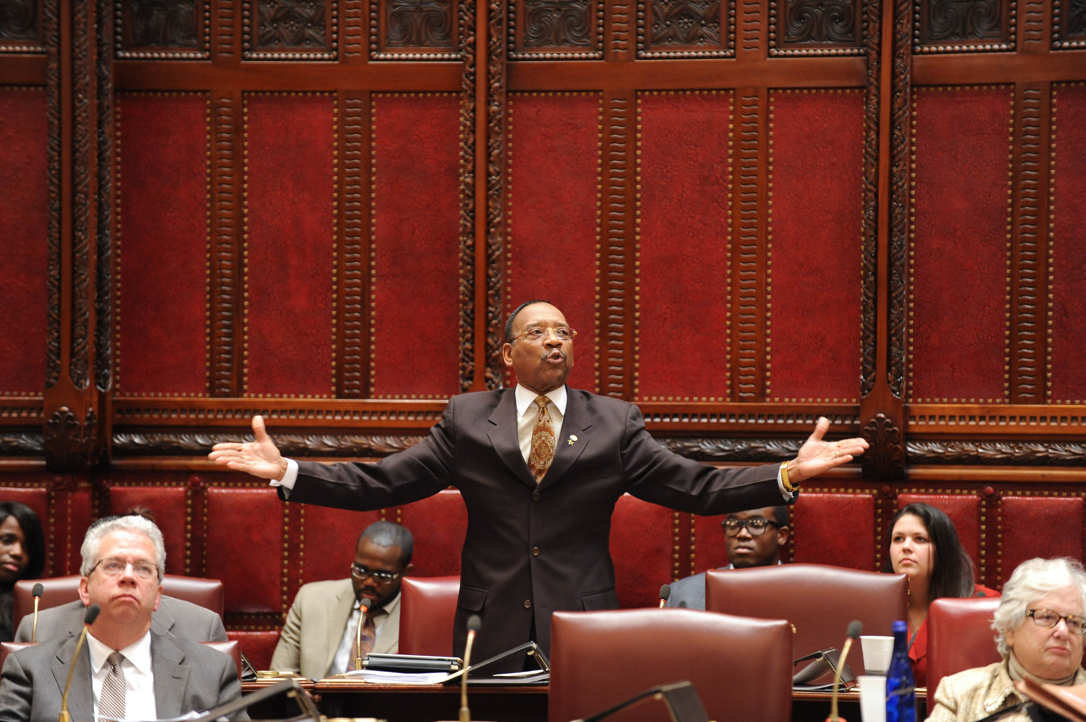 Senator Díaz speaks on the Resolution Commemorating Rev. Dr. Martin ...