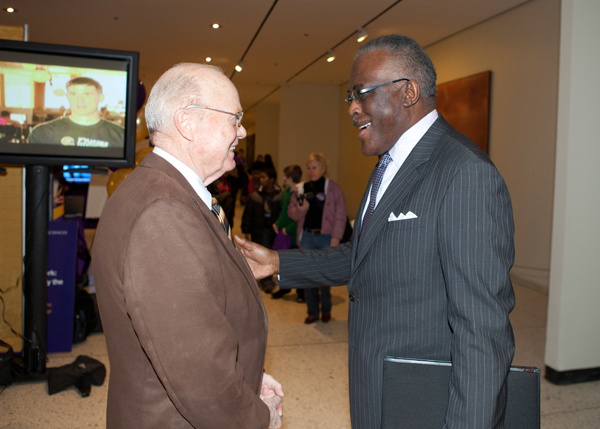 Senator Farley Chats With UAlbany's President | NYSenate.gov