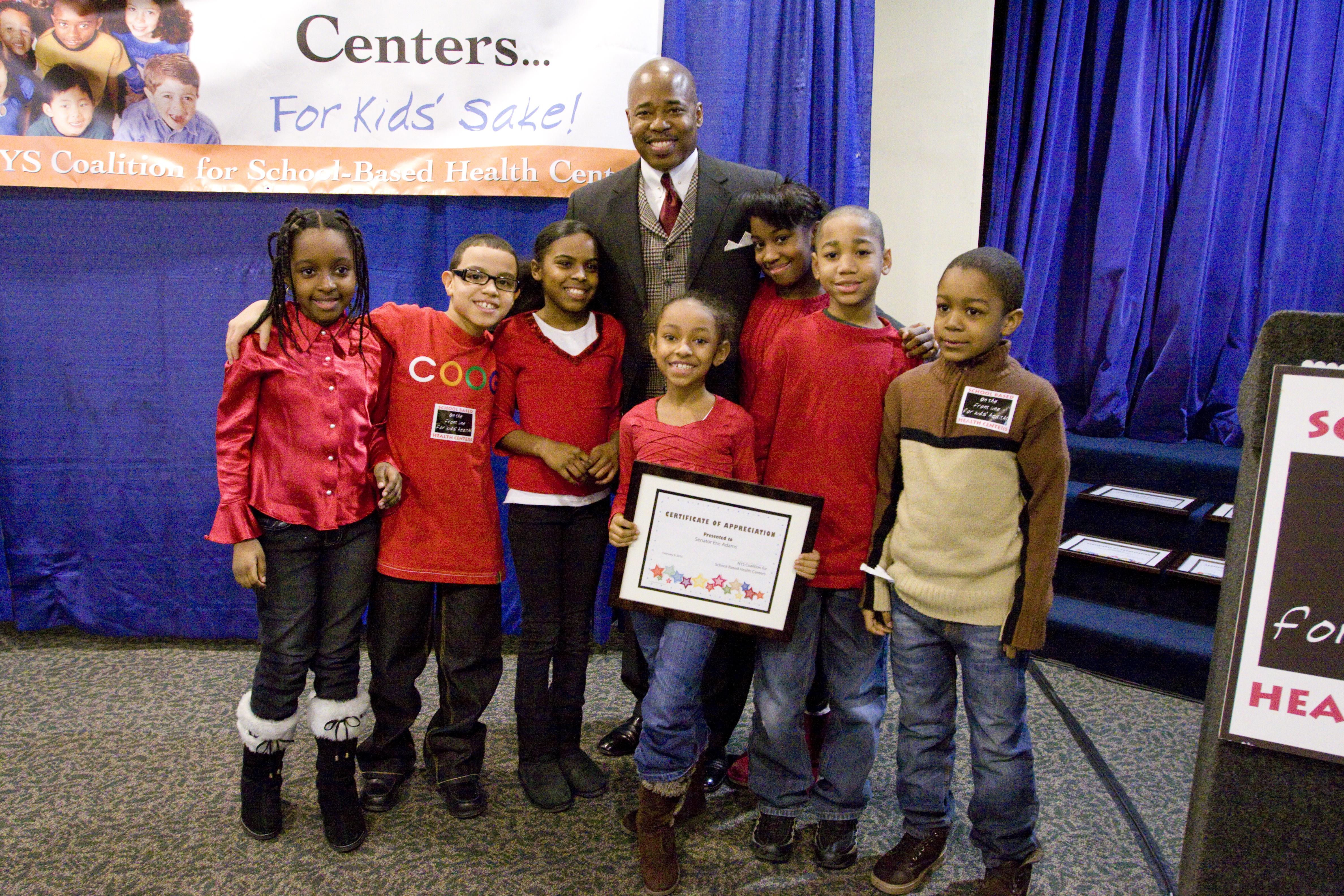 Senator Adams speaks out in favor of school-based health centers in ...