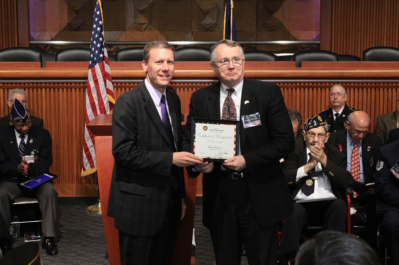 Lt. Col. Robert McLean Inducted to Veterans Hall of Fame | NYSenate.gov