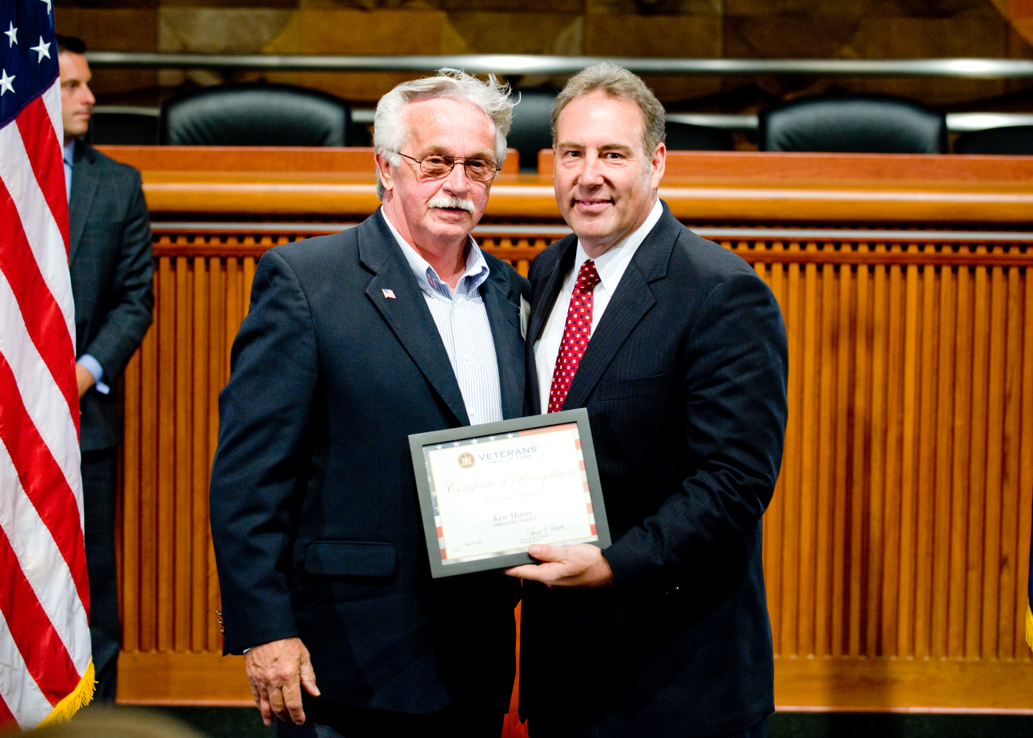 Senator Robach Congratulates Ken Moore on HOF Induction | NYSenate.gov