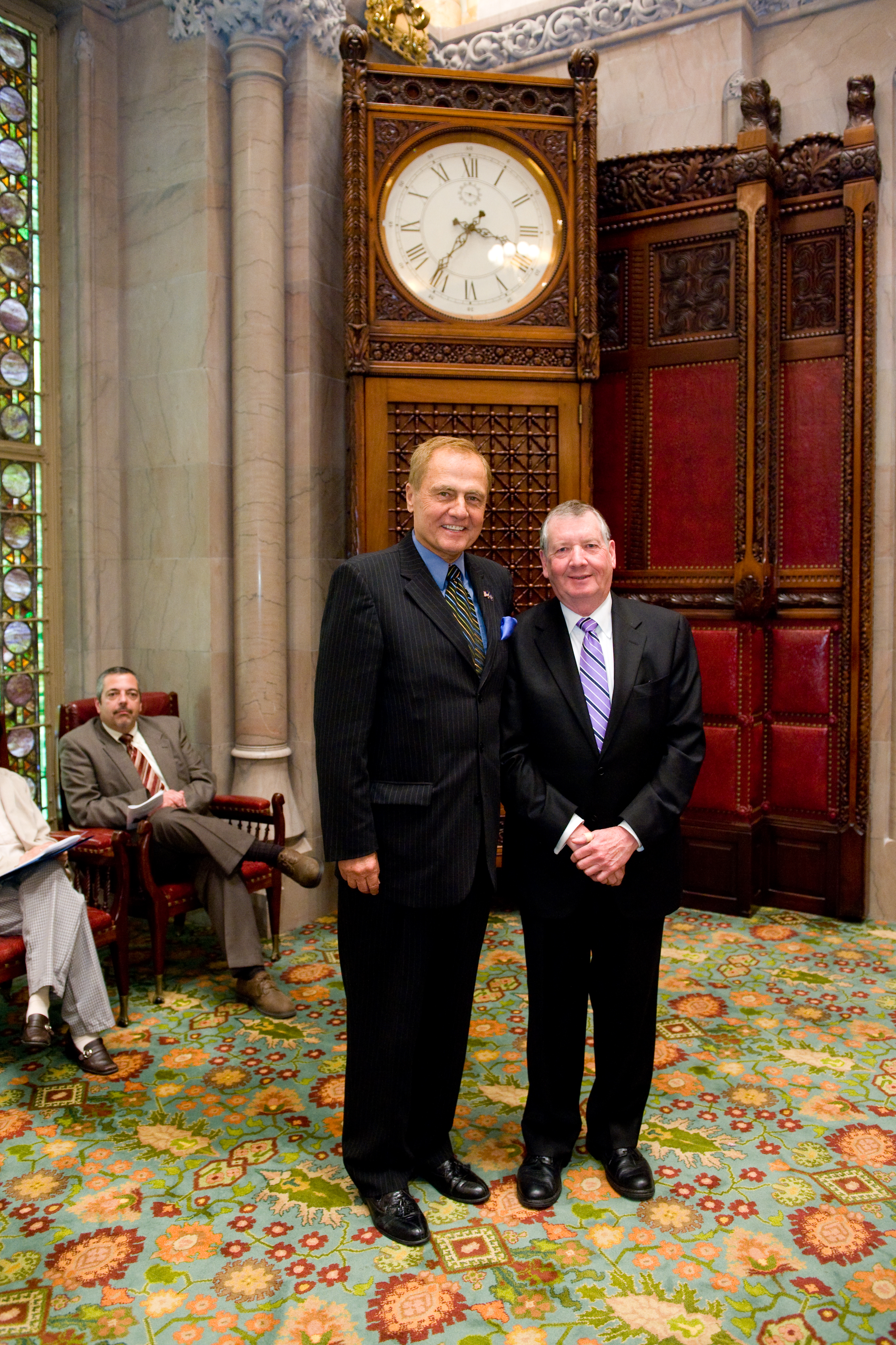 Senator John Bonacic Meets with Joseph M. Healy, Chairman of Kolmar ...