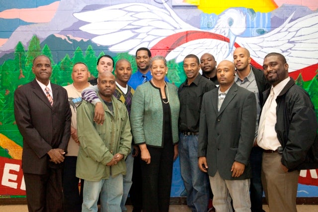 Senator Ruth Hassell-Thompson and Members of the F.A.T.H.E.R.S. Program ...