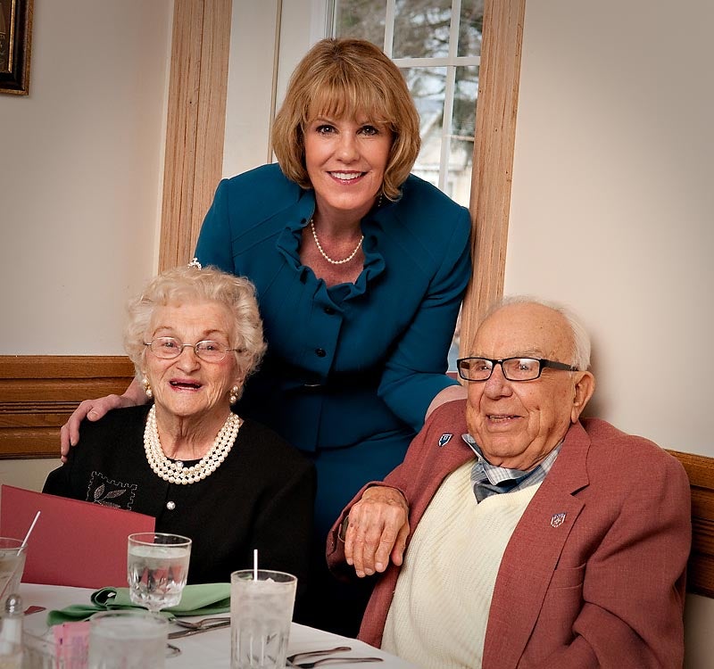 Senator Young visits with John and Anne Garey as the couple celebrated ...
