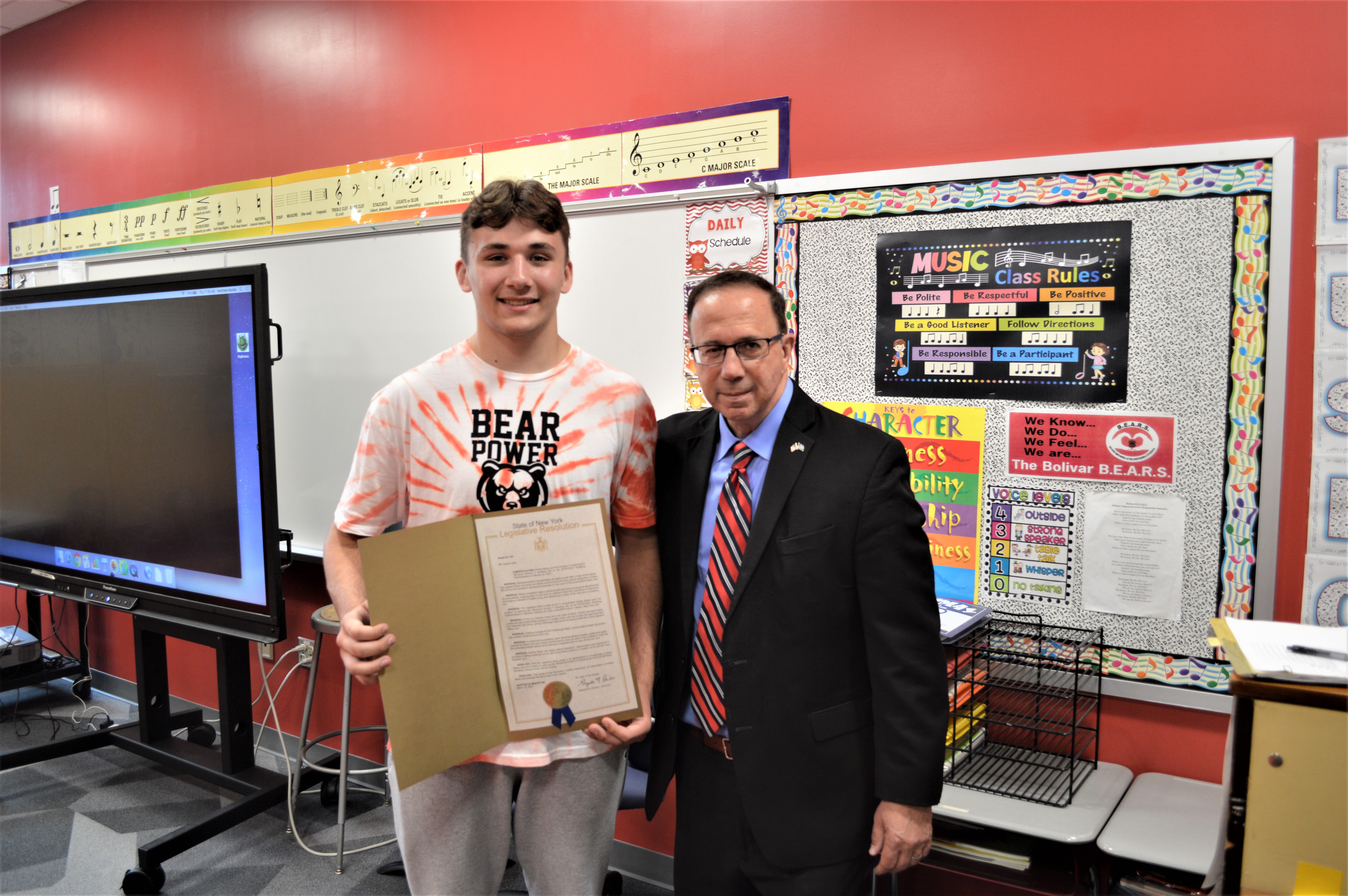 Griffo recognizes Chittenango wrestler | NYSenate.gov
