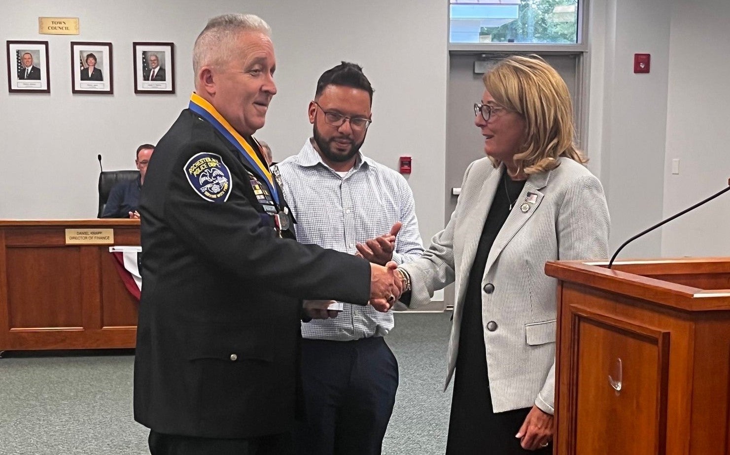 Senator Helming Presents Commendation Award to Rochester Police Officer ...