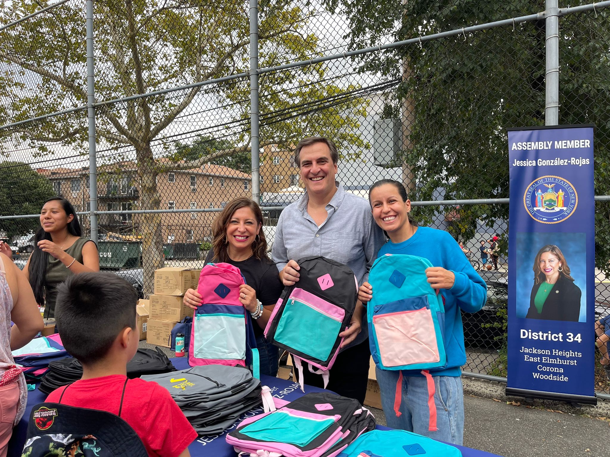 Western Queens Leaders Attend Astoria Backpack Giveaway, Serving ...