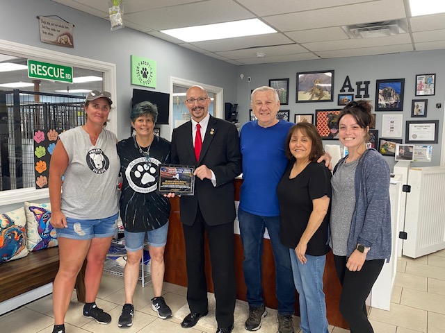 "Almost Home Animal Rescue and Adoption, Inc." receives the NYS Senate ...