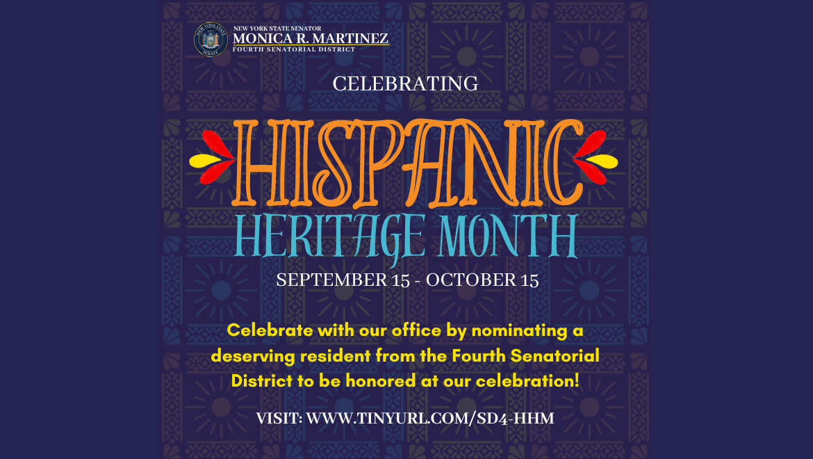 Senator Monica R. Martinez Hispanic Heritage Month Celebration ...