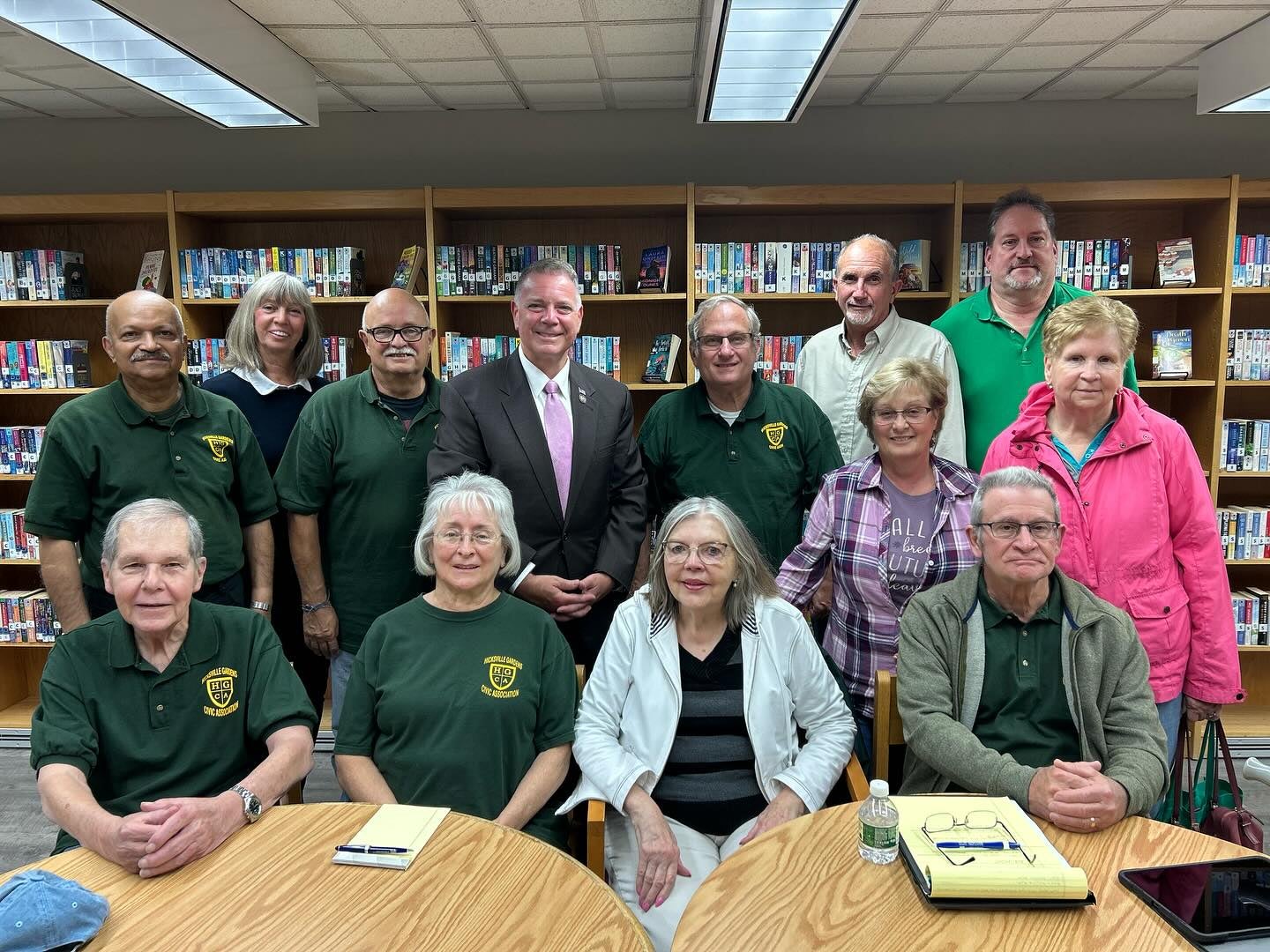 Senator Steve Rhoads Meets with the Hicksville Gardens Civic ...