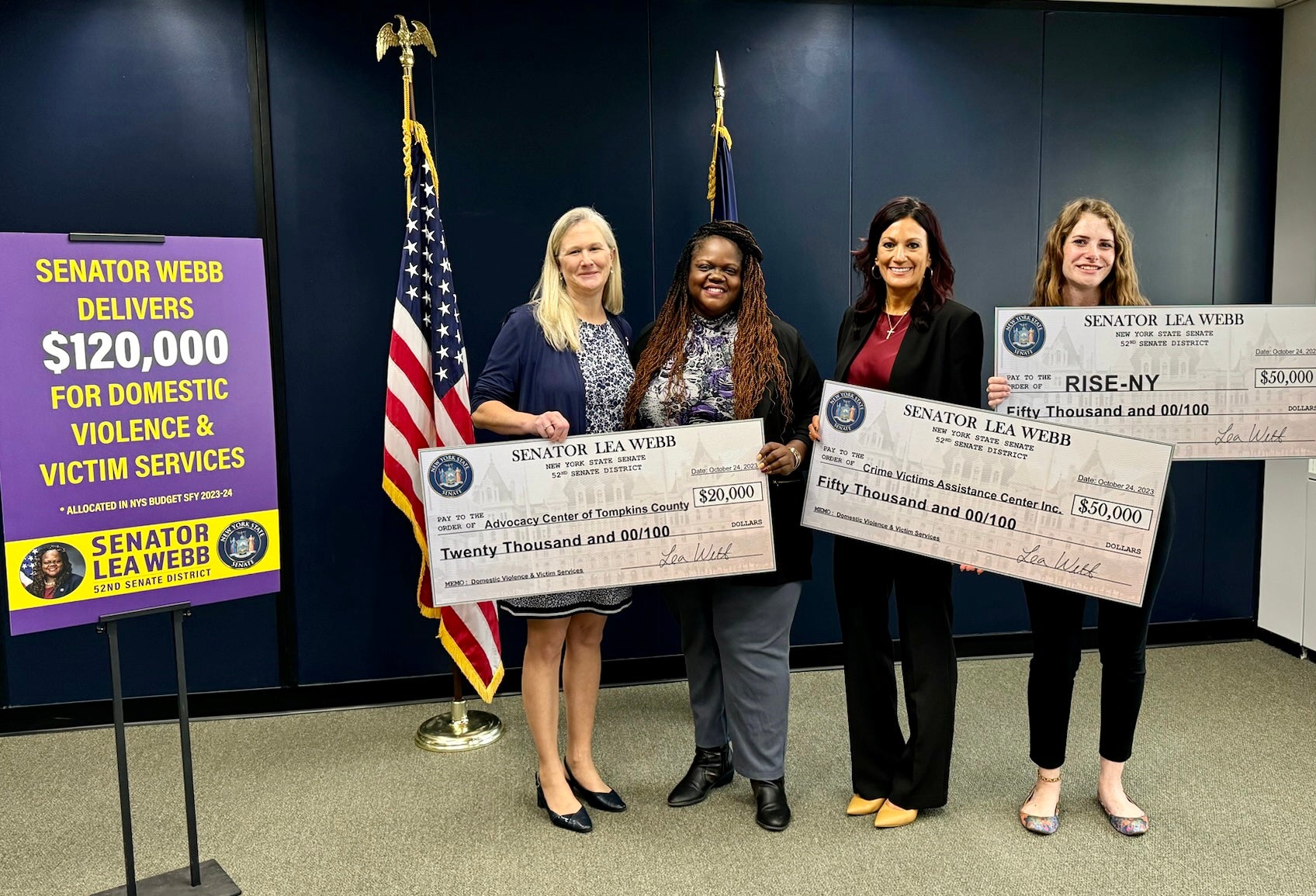 Senator Webb Delivers $120,000 in State Funding to Local Organizations Serving Survivors of ...