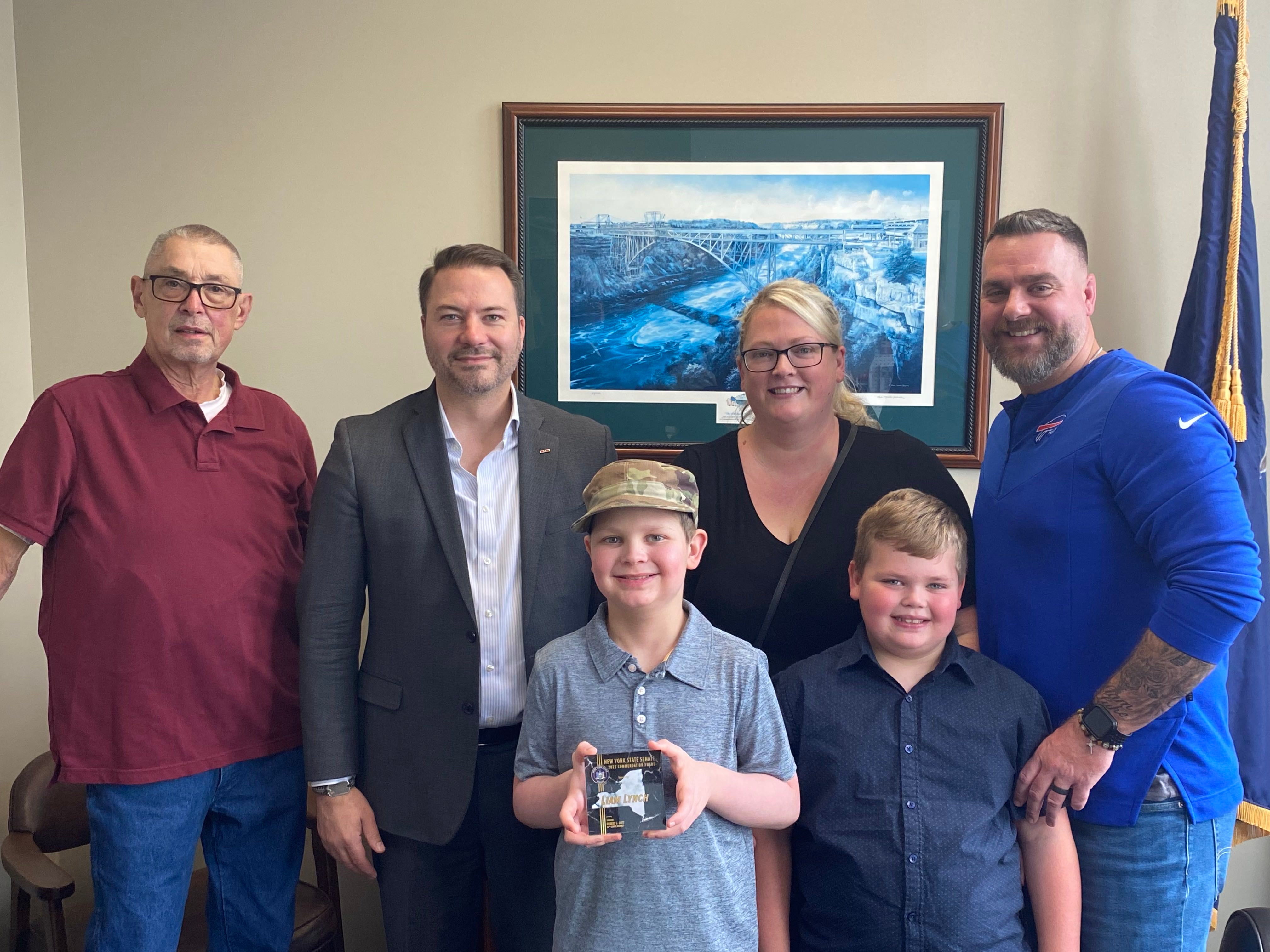 New York State Senate Minority Leader Rob Ortt Awards Liam Lynch The ...