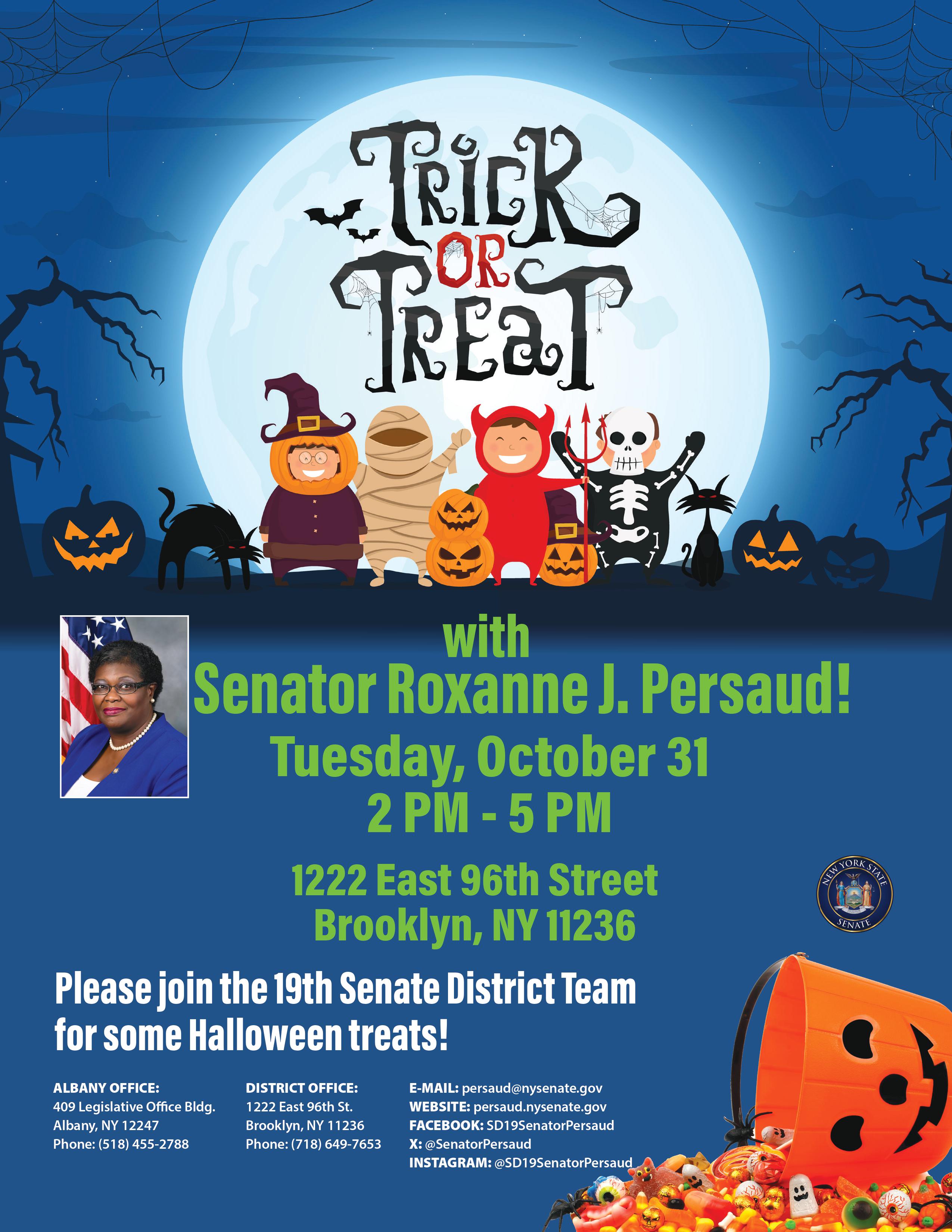 SD-19 Halloween Candy Distribution | NYSenate.gov