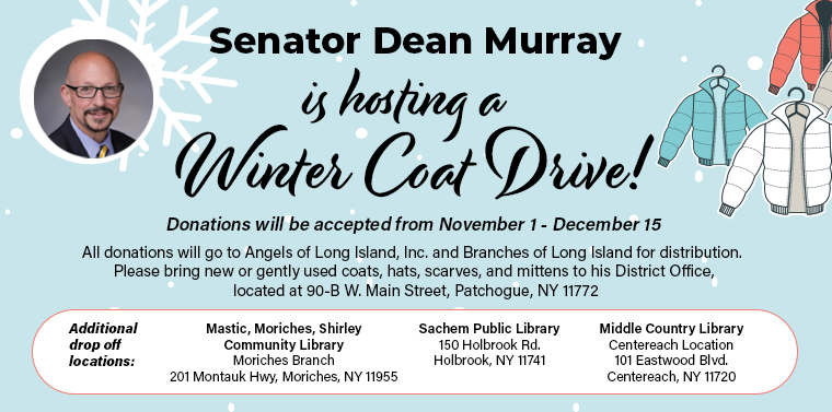 NYS Senator Dean Murray's Winter Coat Drive