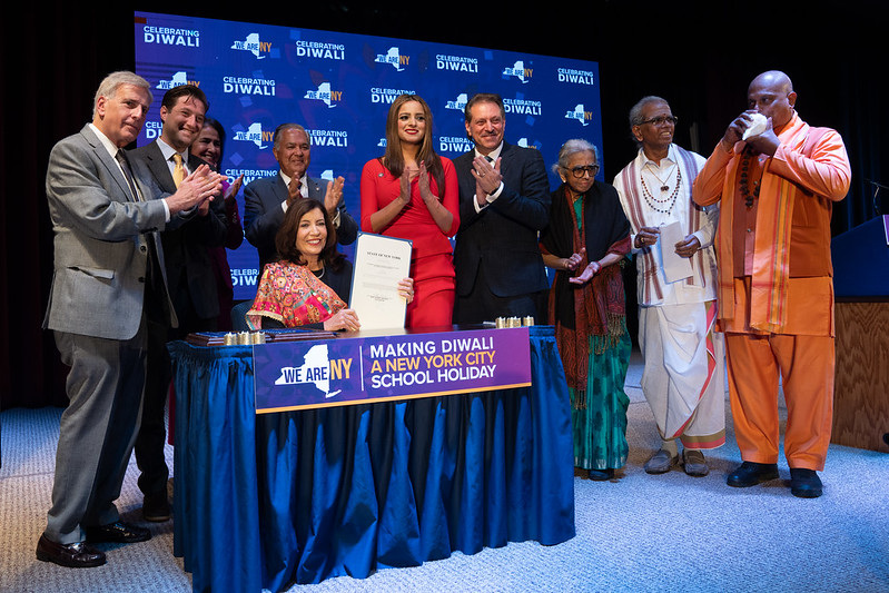 Addabbo Joins Governor as She Signs His Diwali School Holiday Bill into ...
