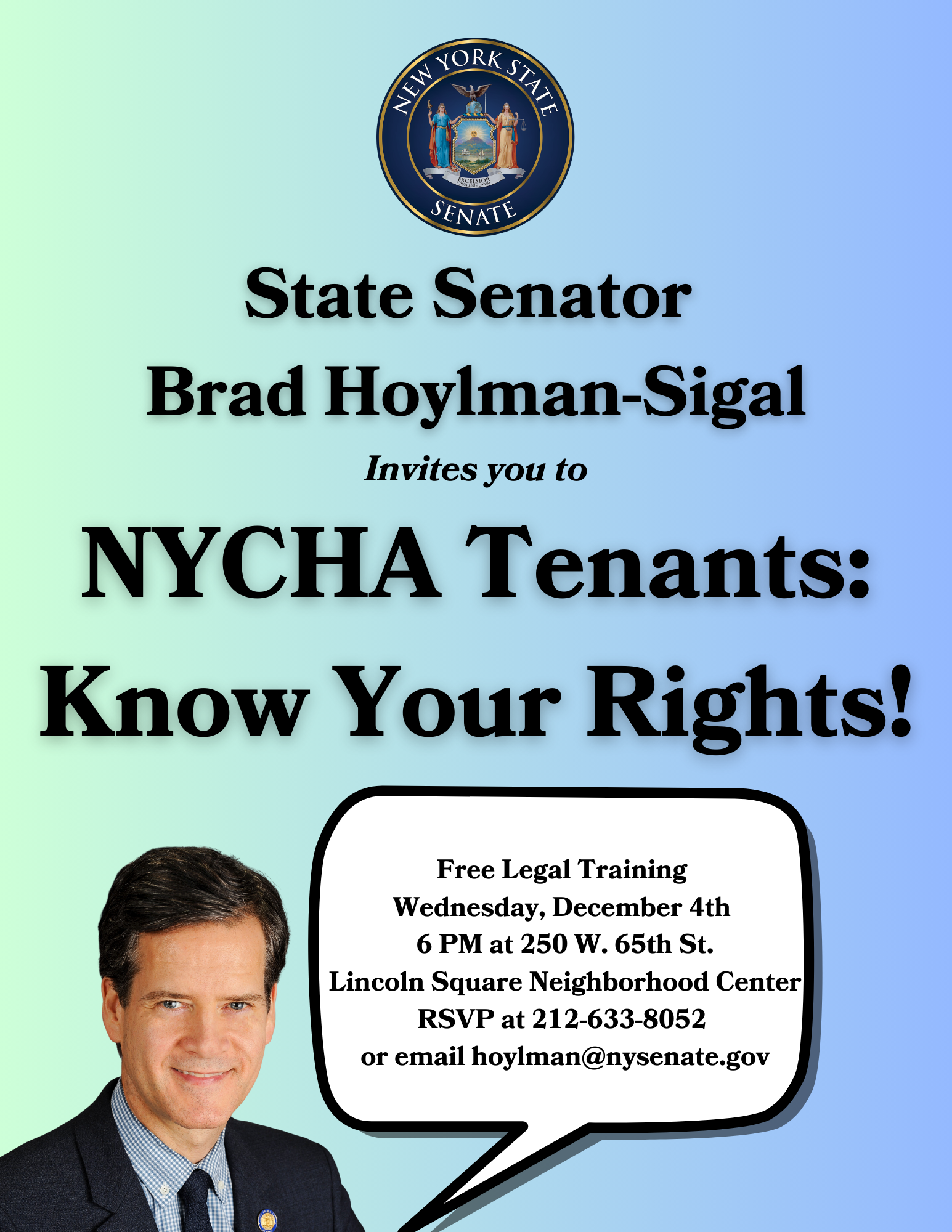 Legal Training for NYCHA Tenants | NYSenate.gov