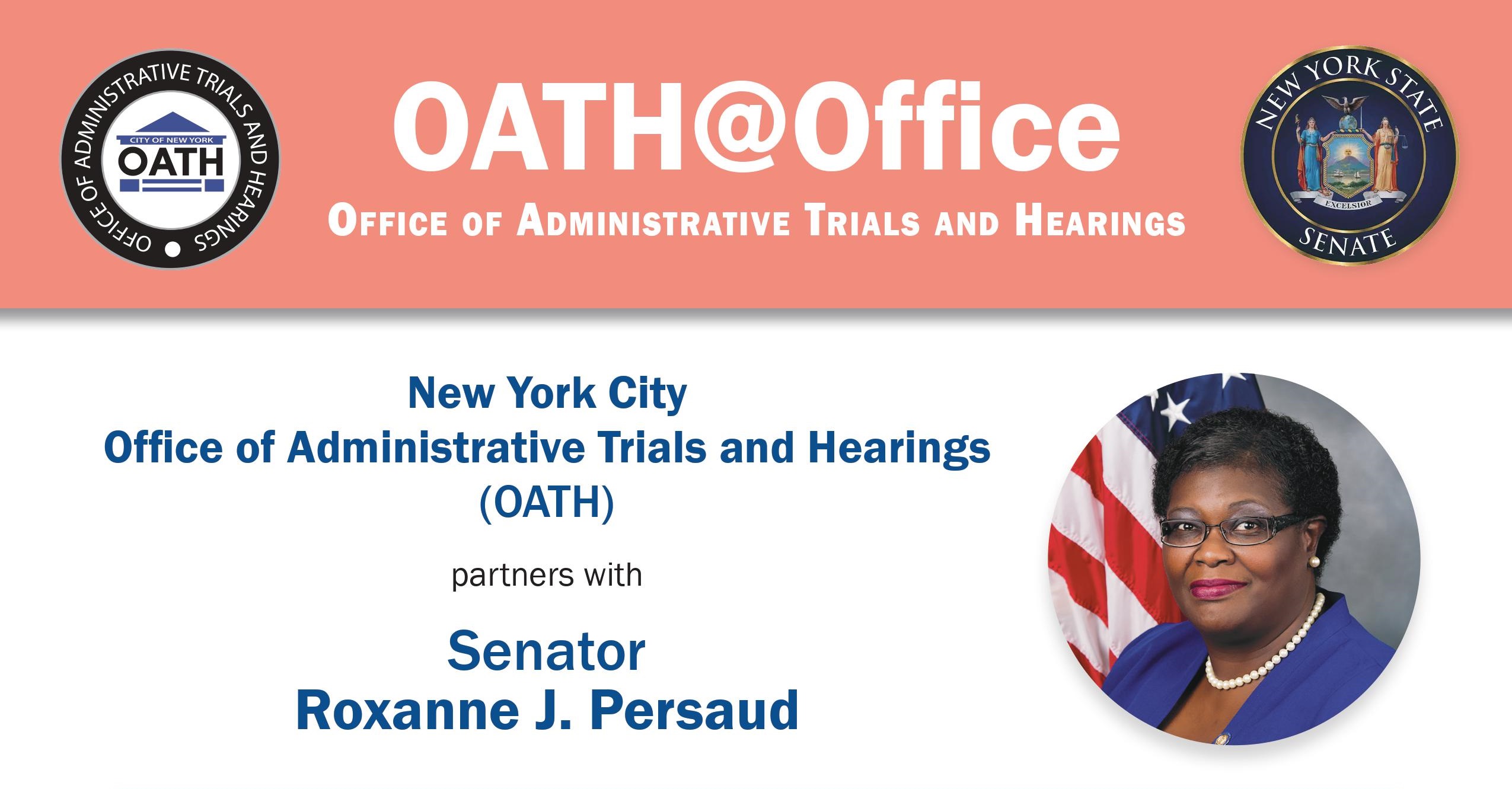 OATH @ The Office of Senator Persaud on Wednesday, Feb. 7th from 11am ...