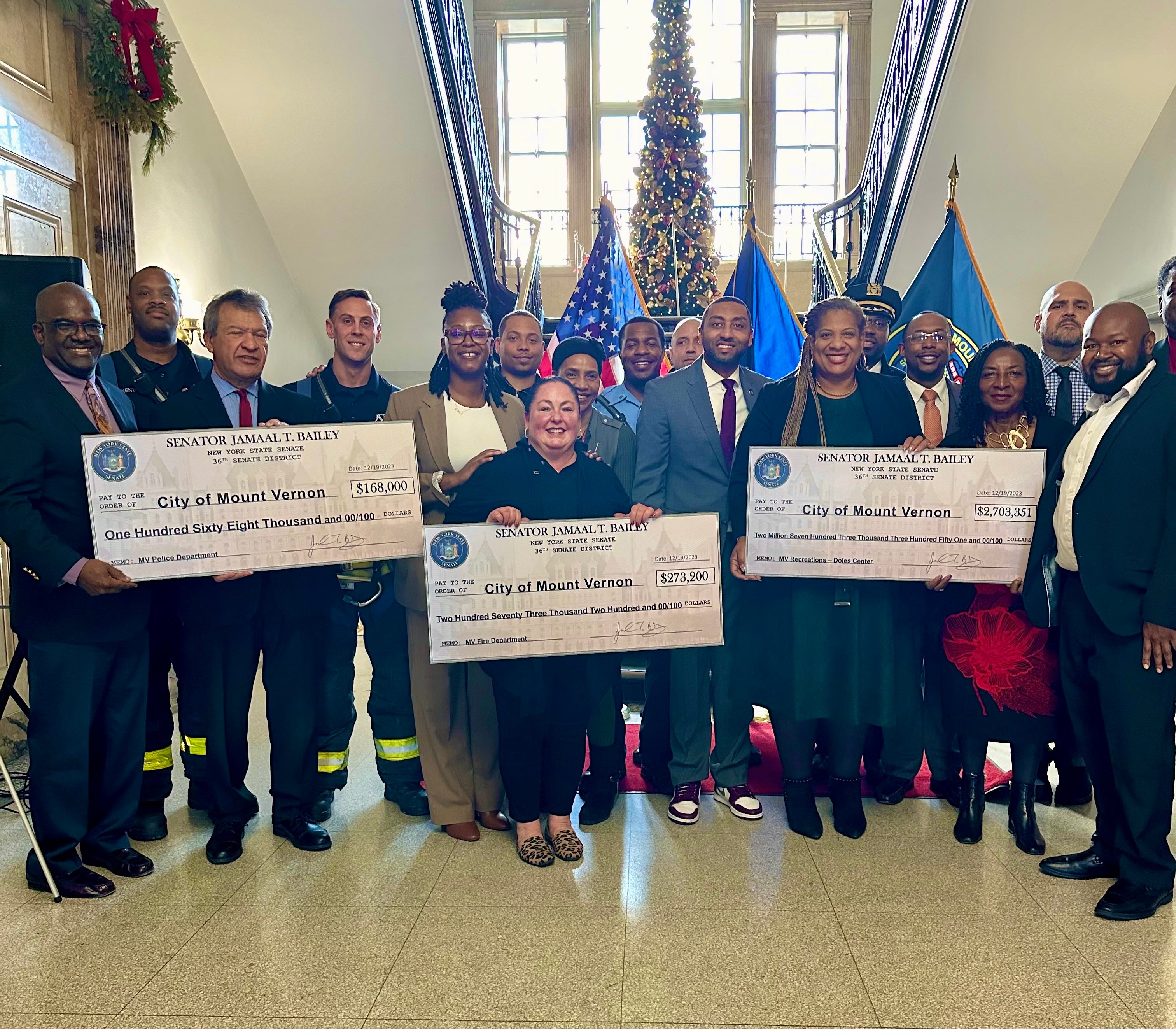 Senator Jamaal T. Bailey, Mayor Shawyn Patterson-Howard, Local Mount ...