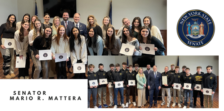 Senator Mattera Honors Commack Athletes | NYSenate.gov