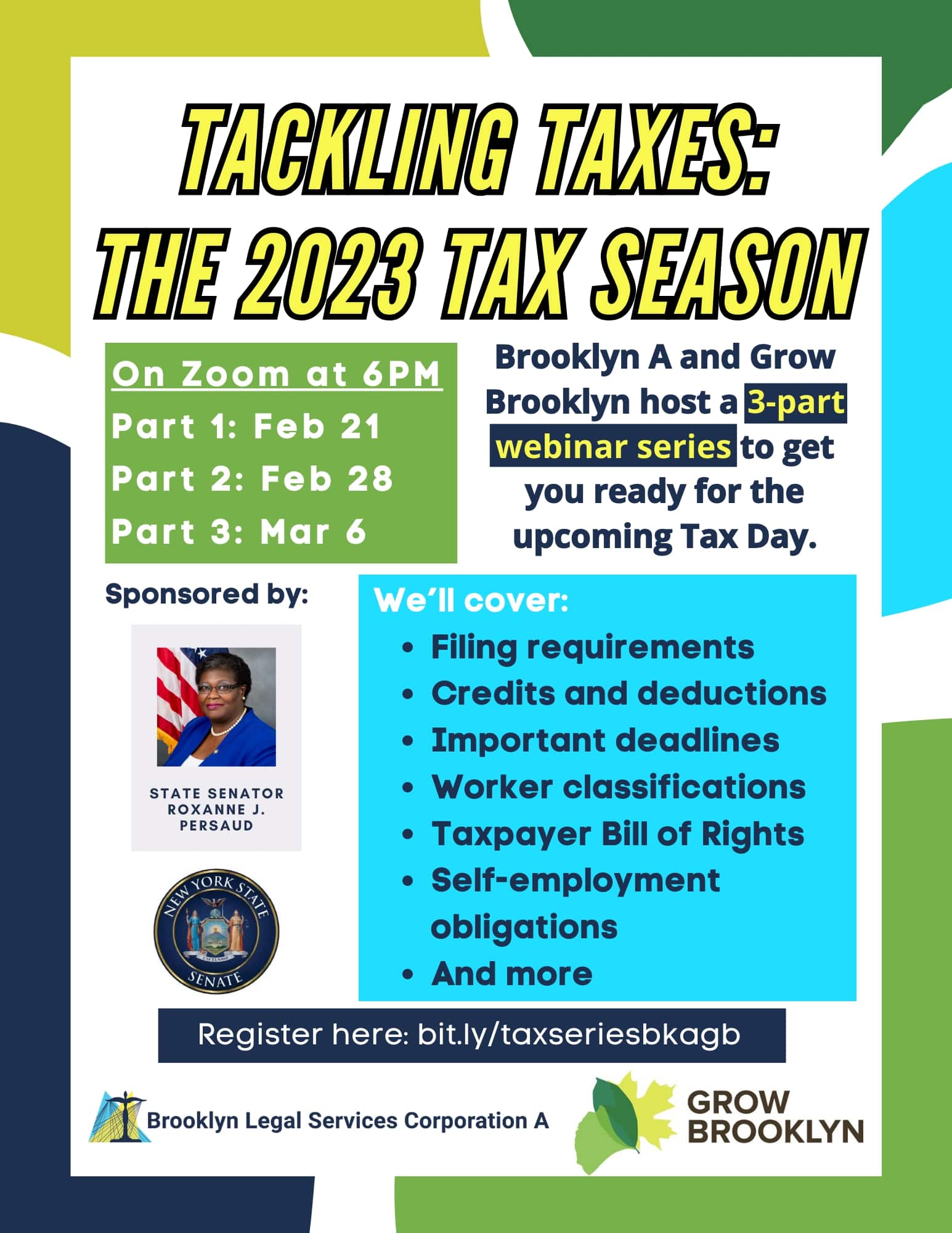 Tackling Taxes The 2023 Tax Season Webinar Series Part 2 | NYSenate.gov