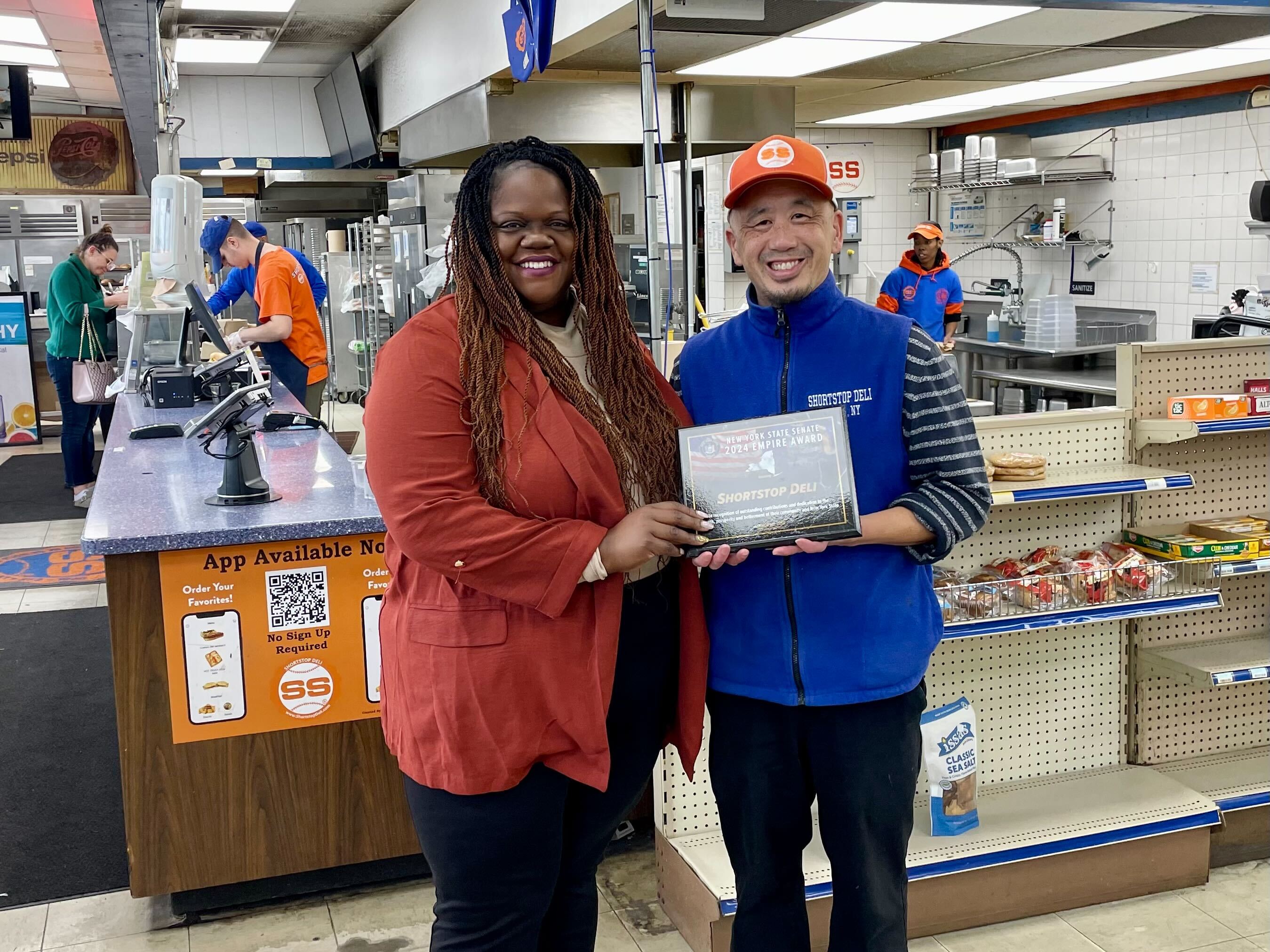 Senator Webb Honors Shortstop Deli in Ithaca with NYS Senate Empire ... Senator Webb Honors Shortstop Deli in Ithaca with NYS Senate Empire ...