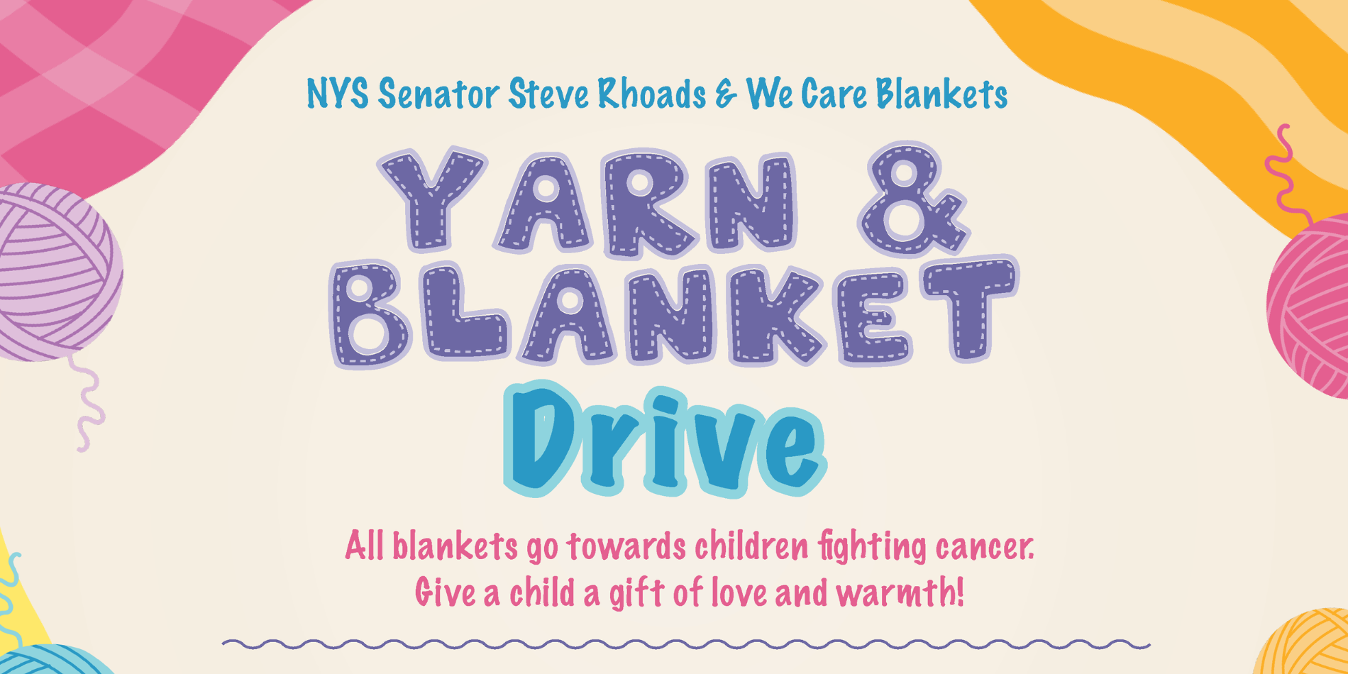 New York State Senator Steve Rhoads Partners with We Care Blankets to ...