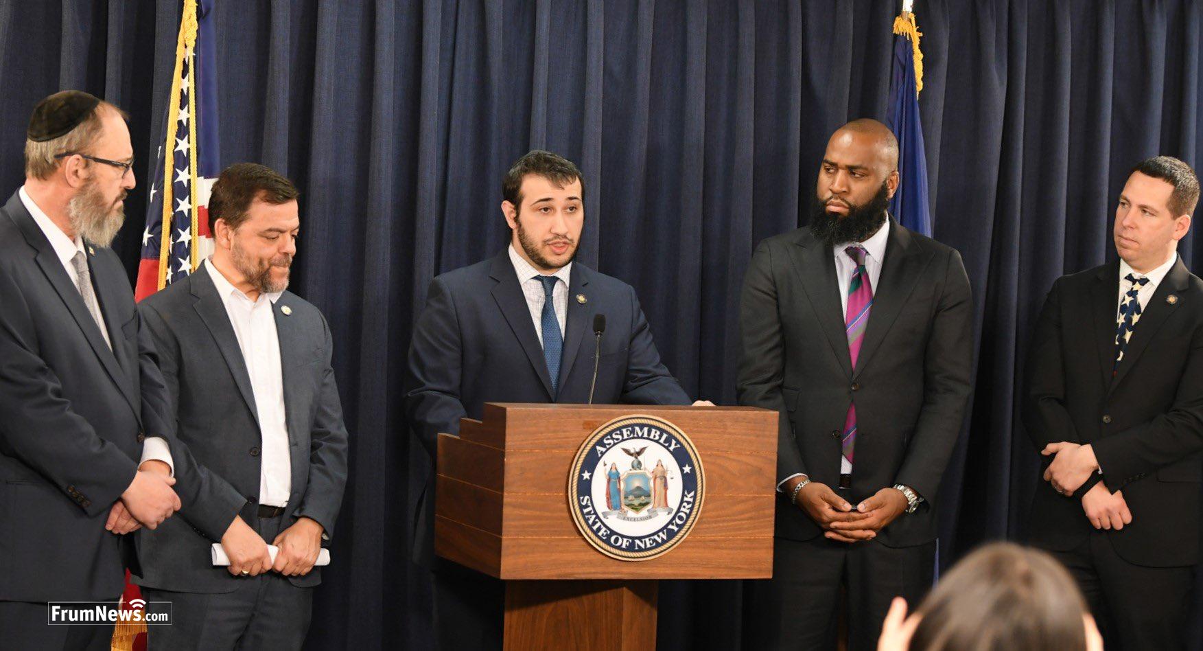 New York State Senator Luis Sepulveda and Assemblymember Sam Berger ...