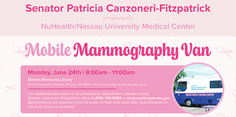 Mobile Mammography Van Sign Up | NYSenate.gov