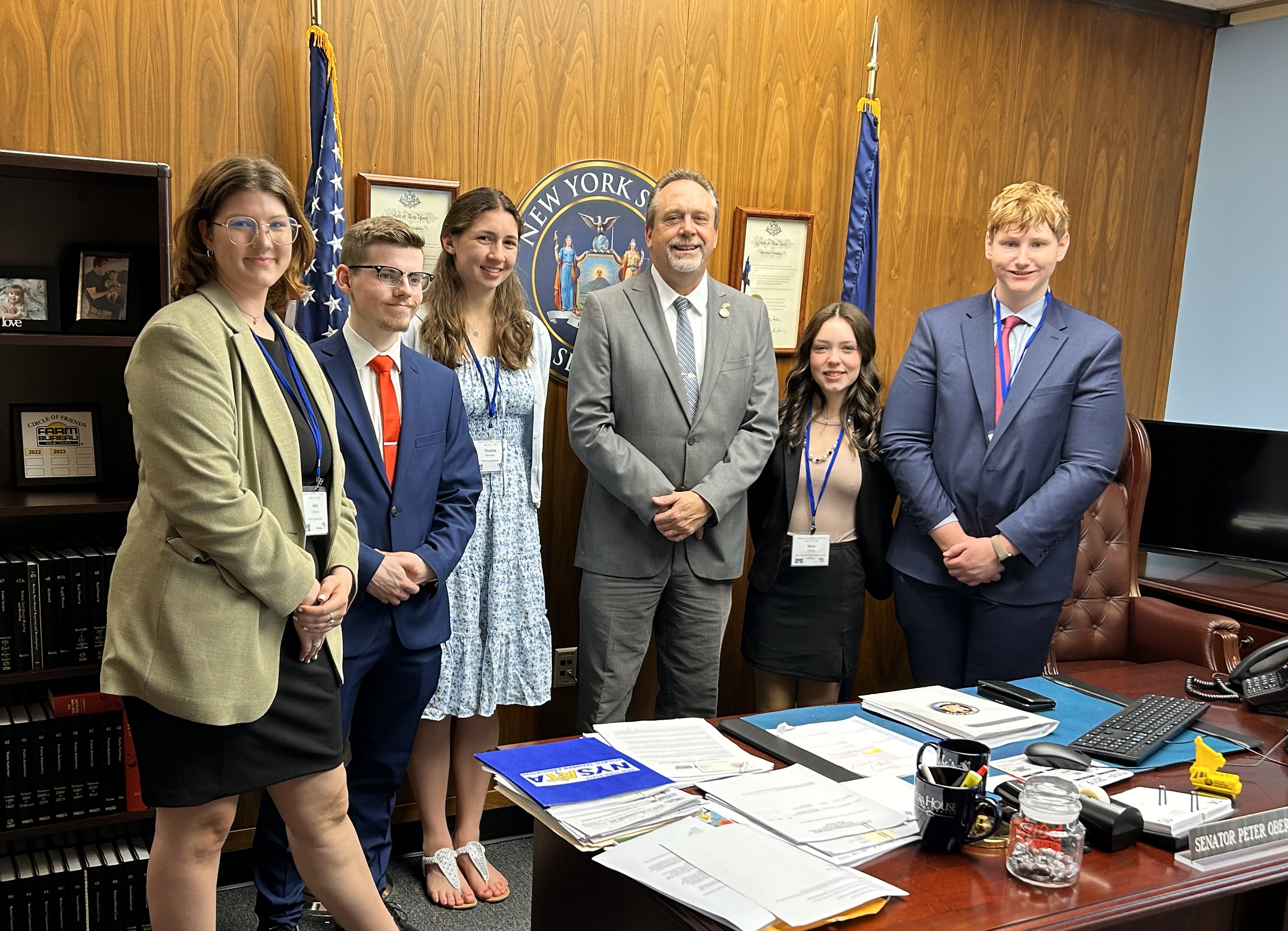 Senator Oberacker Welcomes Student Shadows to Albany | NYSenate.gov