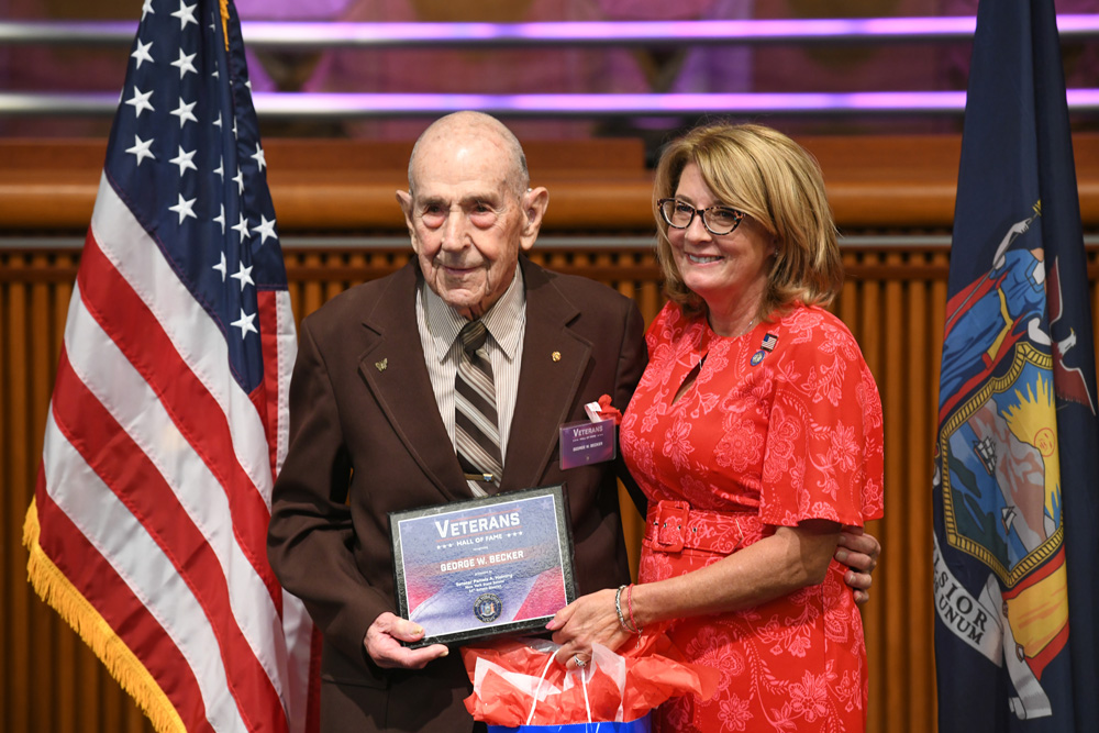WWII Veteran George Becker of Riga is 2024 Inductee to NYS Senate ...