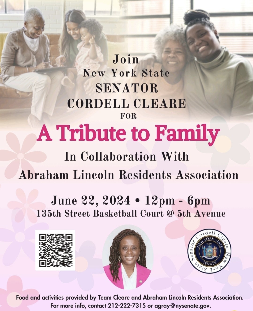 New York State Senator Cordell Cleare Tribute To Family | NYSenate.gov