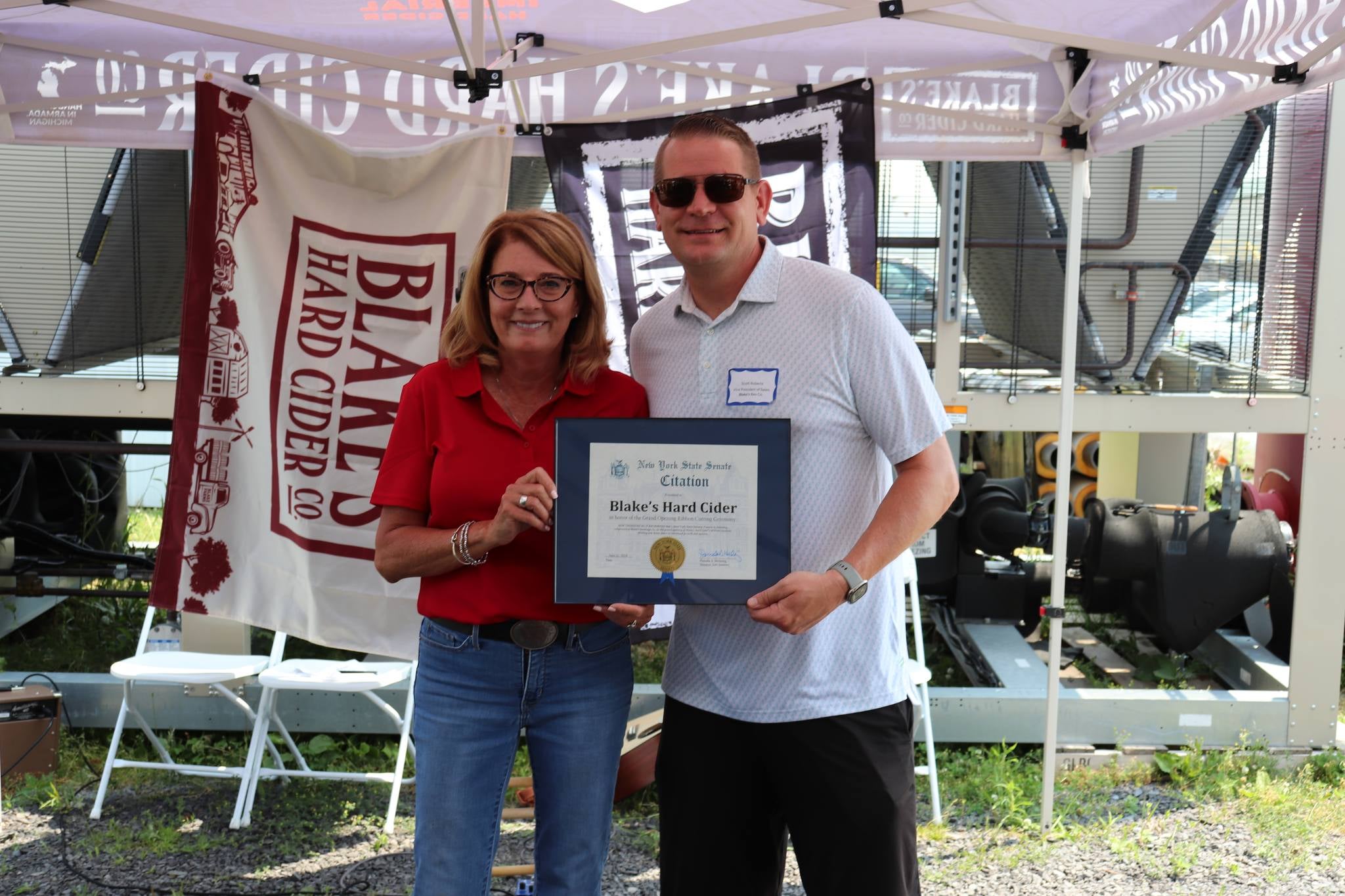 Senator Helming attends Blake’s Hard Cider Grand Opening in Huron