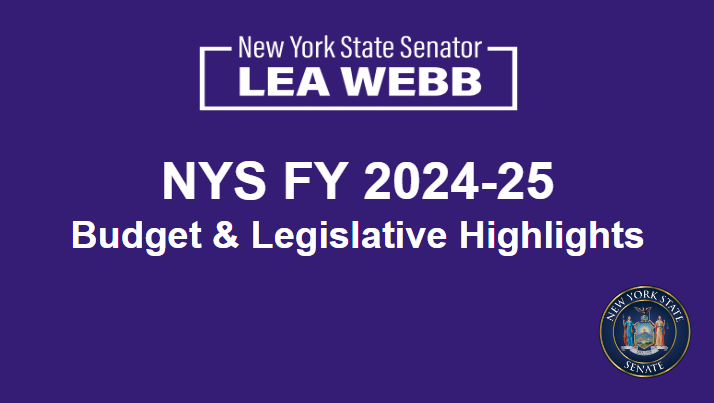 FY 2024-25 Budget & Legislative Highlights | NYSenate.gov
