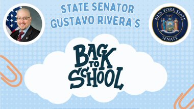 Senator Gustavo Rivera Hosts Back to School Event at Bean Morris ...