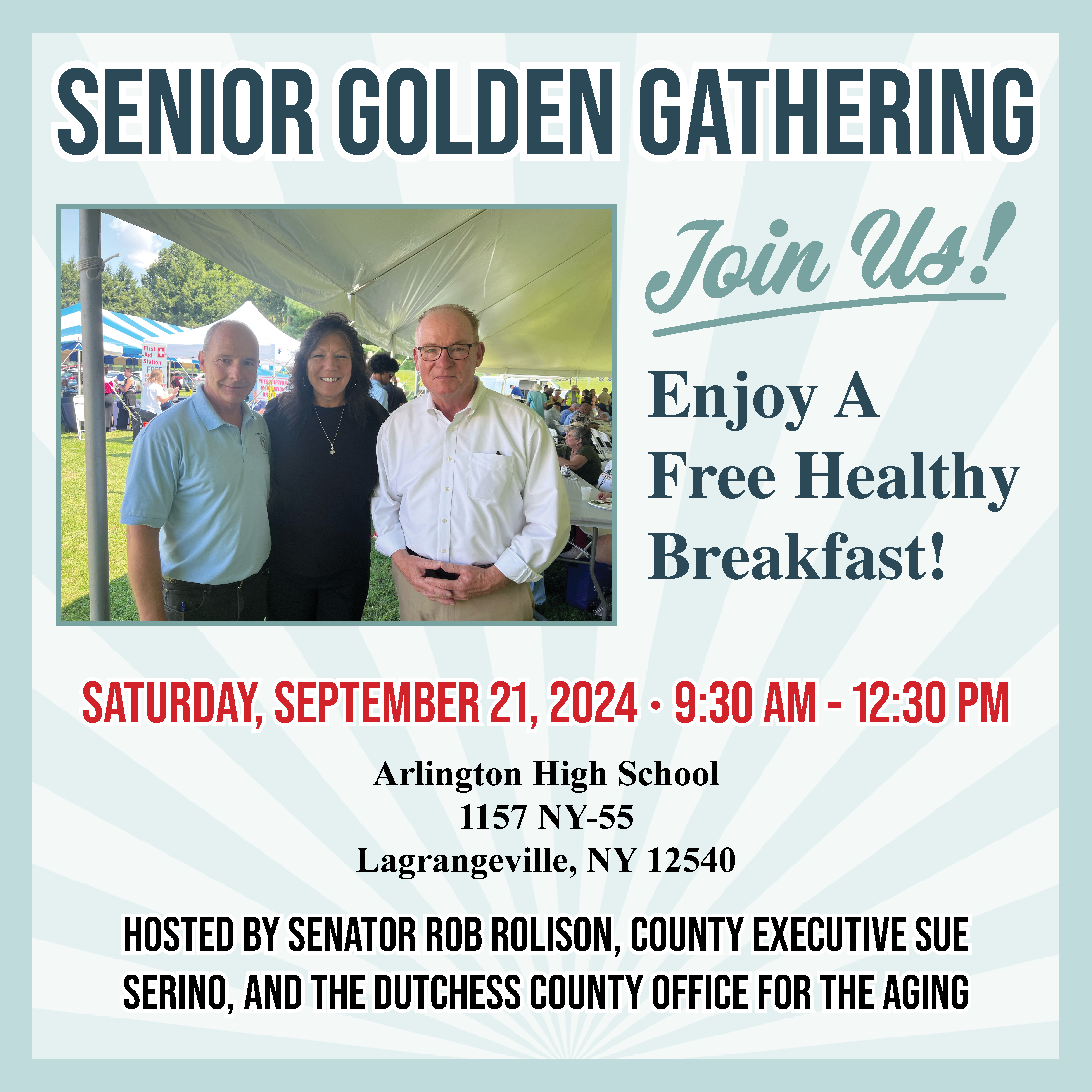 Senator Rob Rolison to Host Second Golden Gathering Event for Seniors ...