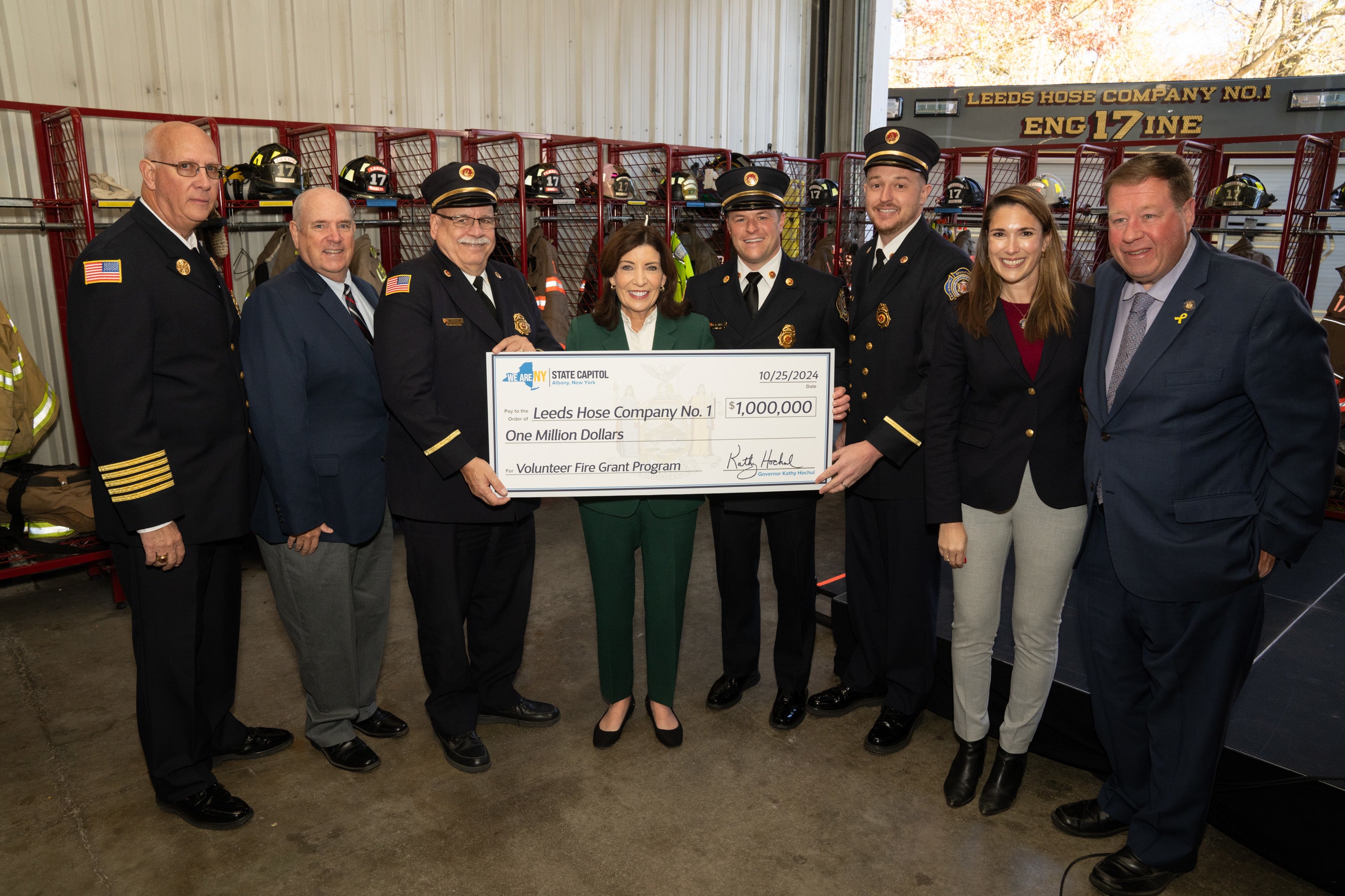 Hinchey Announces Volunteer Fire Grant Awards with Governor in Leeds ...