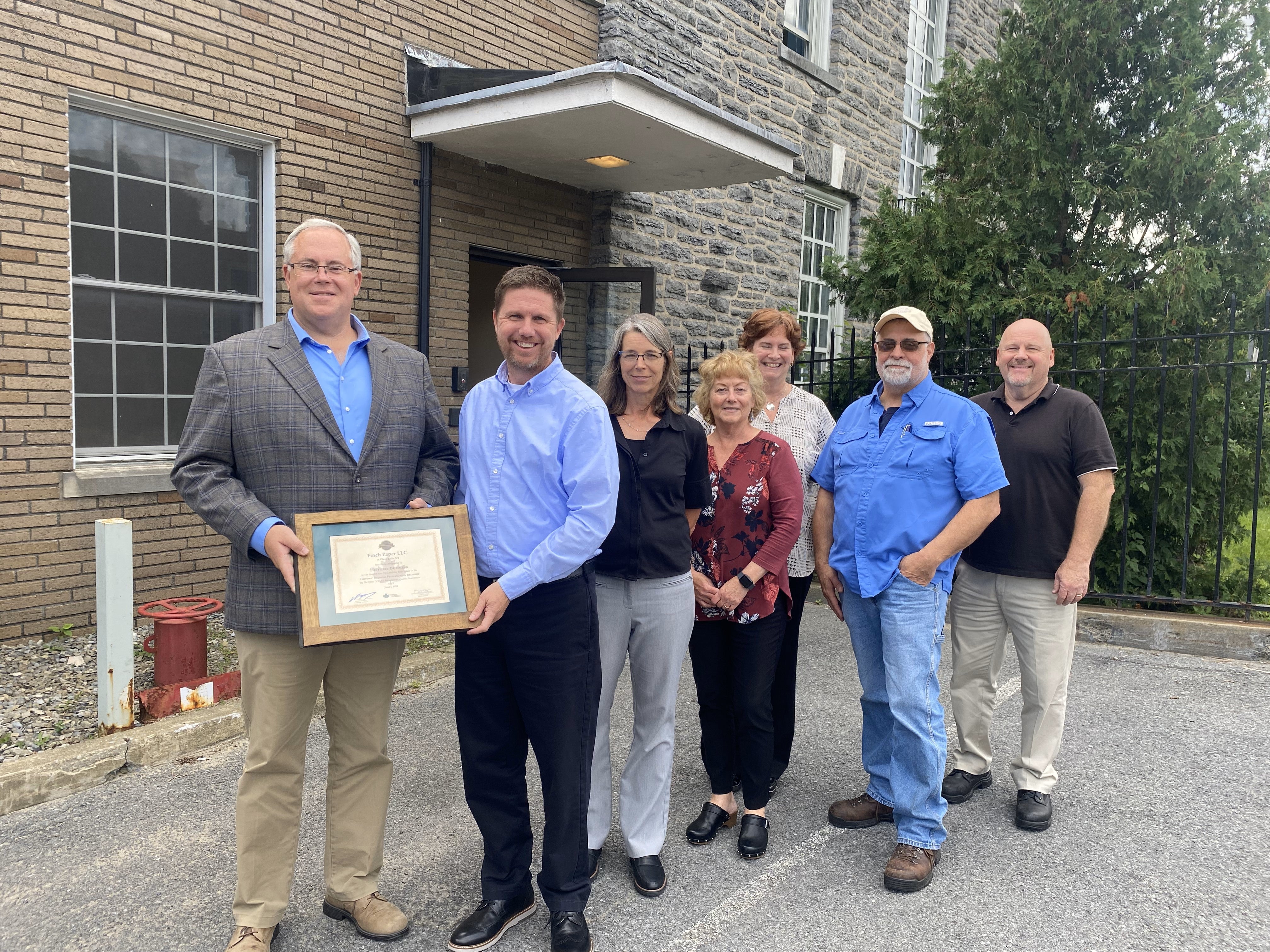 Stec Inducts Finch Paper into State Historic Business Preservation ...
