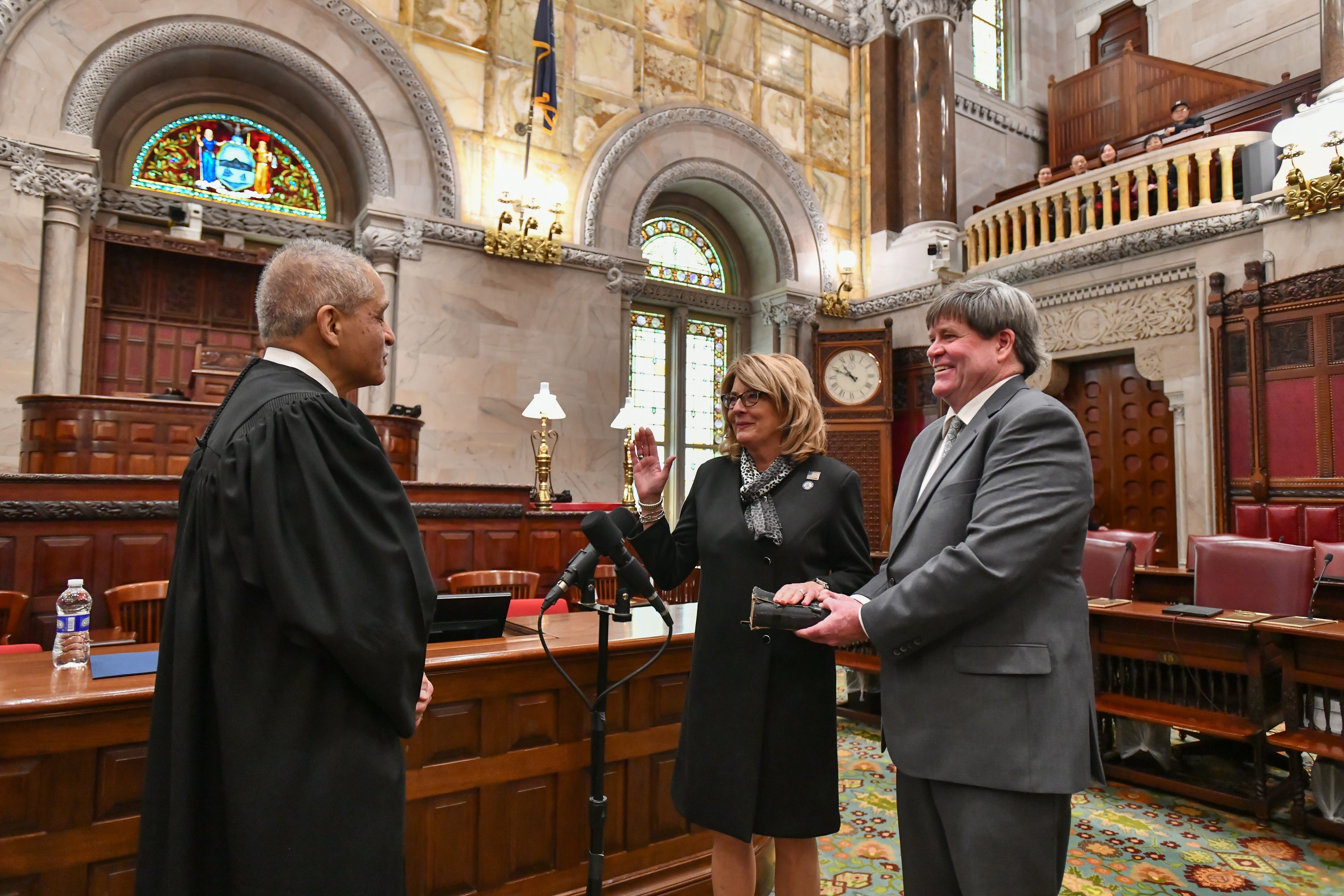Senator Helming Takes Oath of Office at the State Capitol in Albany ...