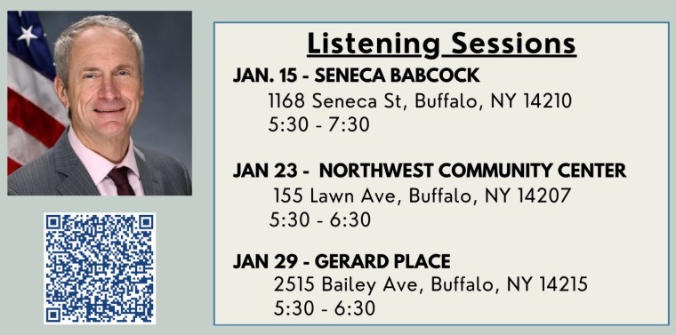Senator Sean Ryan Announces Community Listening Sessions | NYSenate.gov