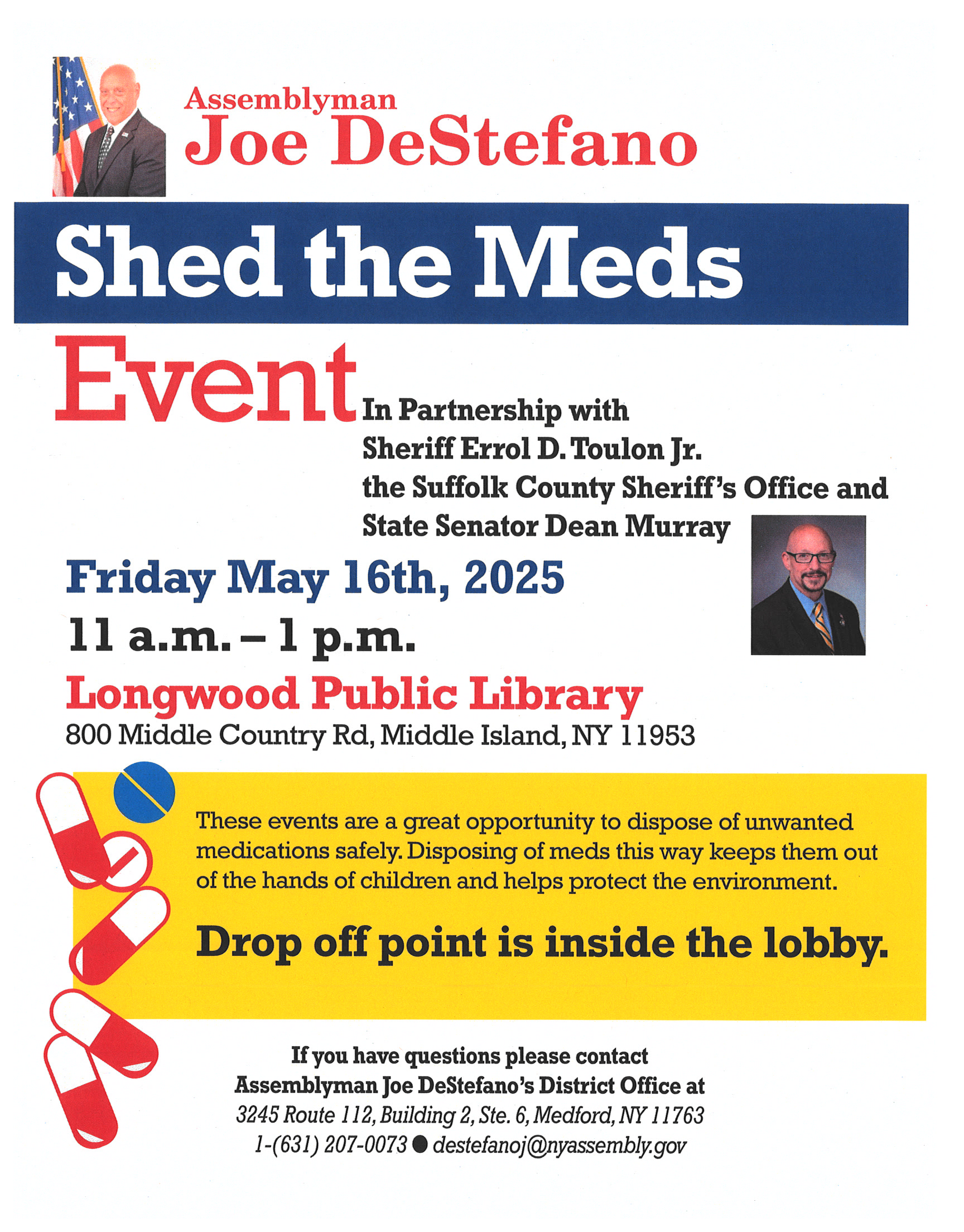 NYS Senator Dean Murray's Shed the Meds Event | NYSenate.gov