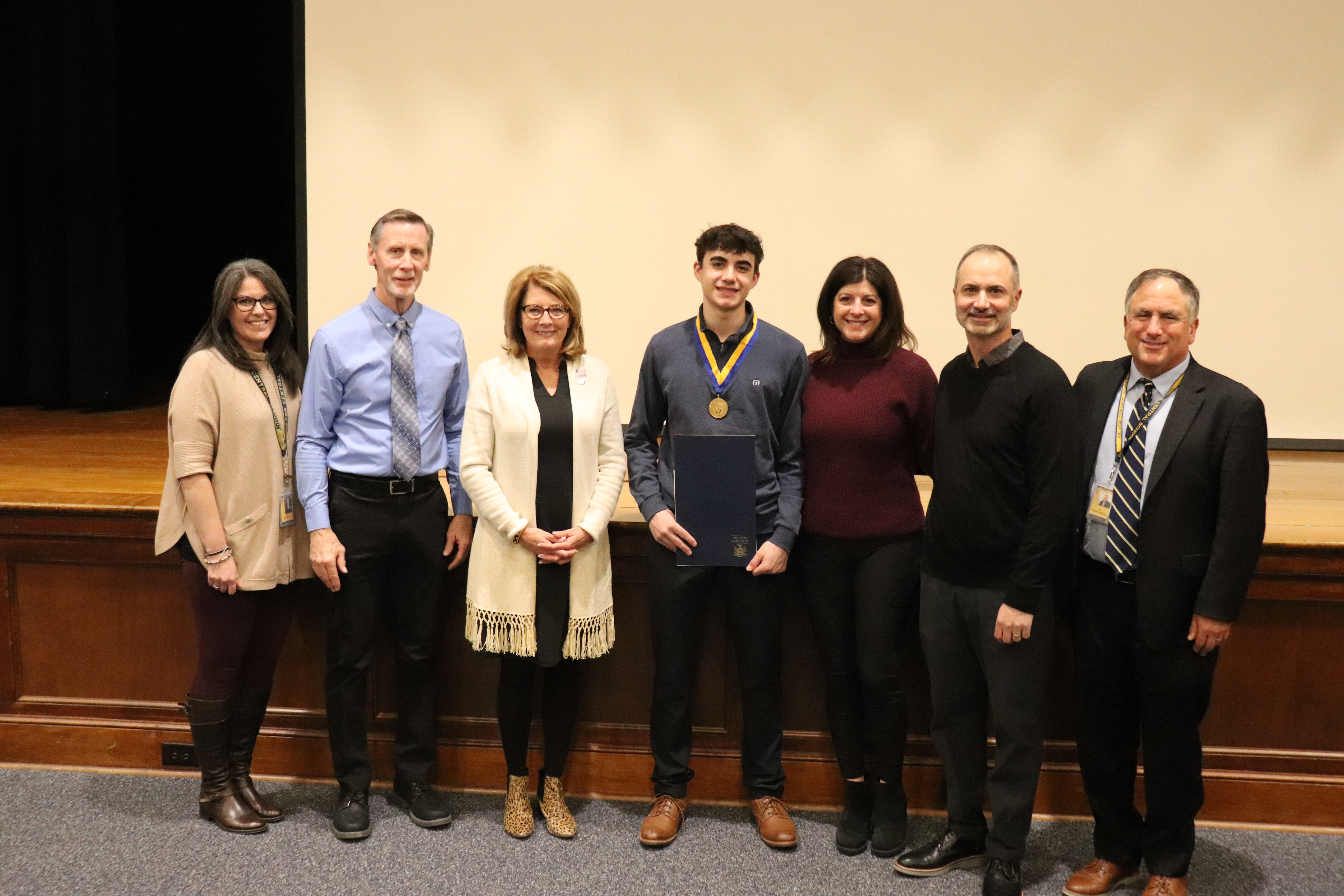 Senator Helming Presents Victor Student Jack Crabbe with NYS Senate ...