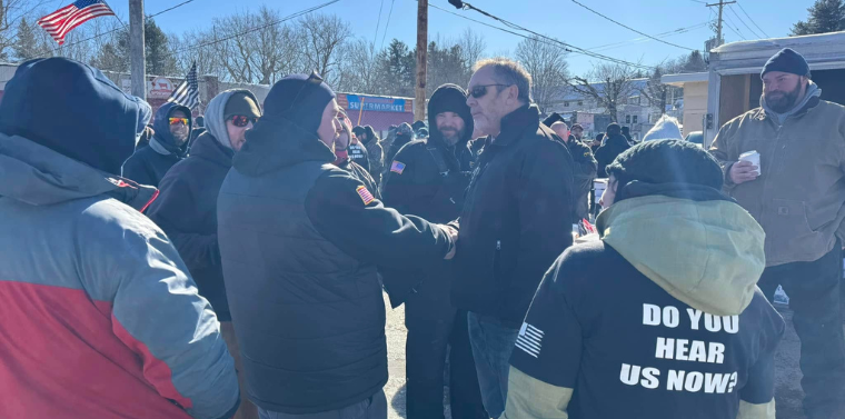 Senator Peter Oberacker Stands with Woodbourne Correctional Officers ...