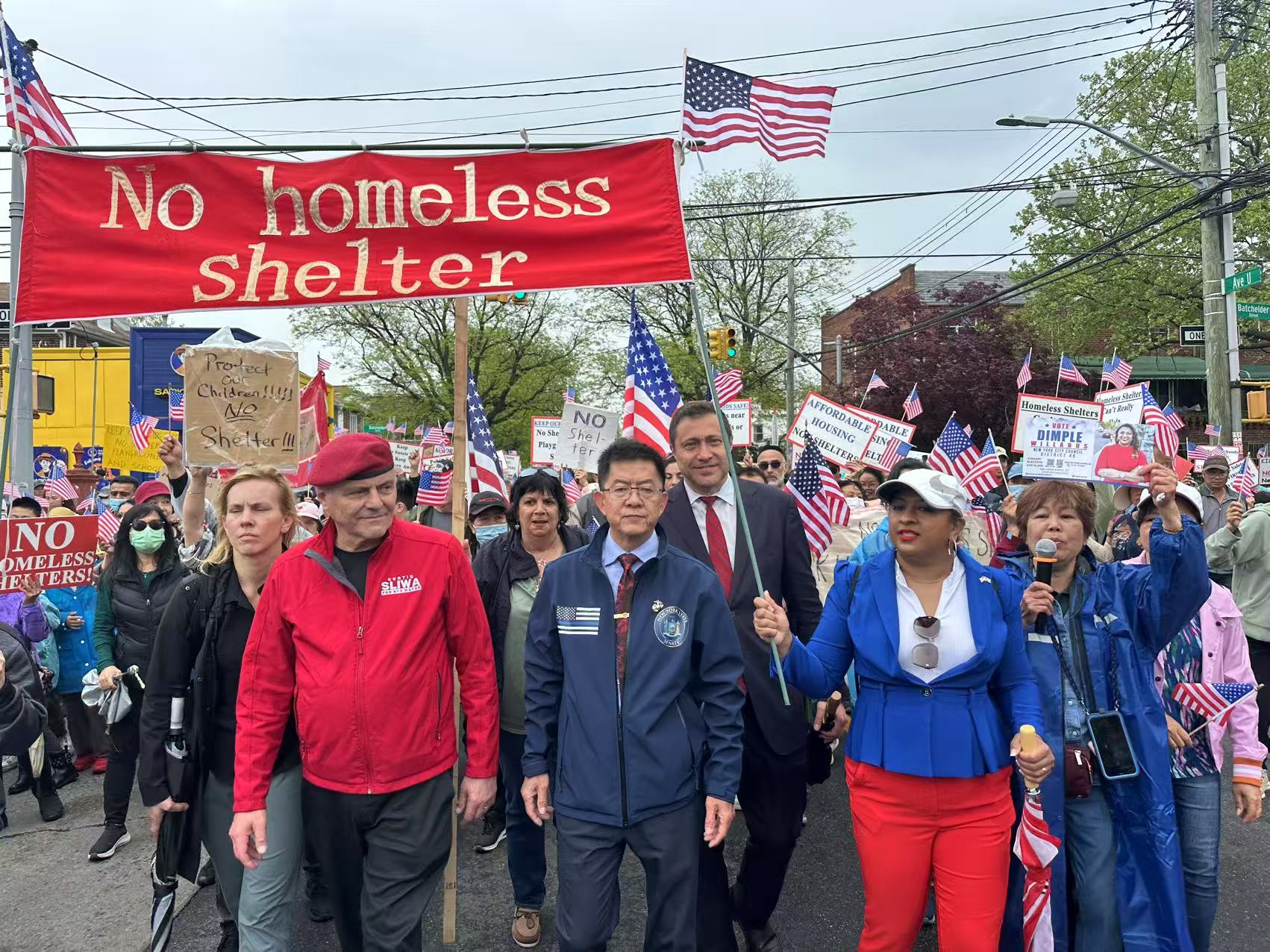 Senator Chan Joins March Against Sheepshead Bay Homeless Shelter ...