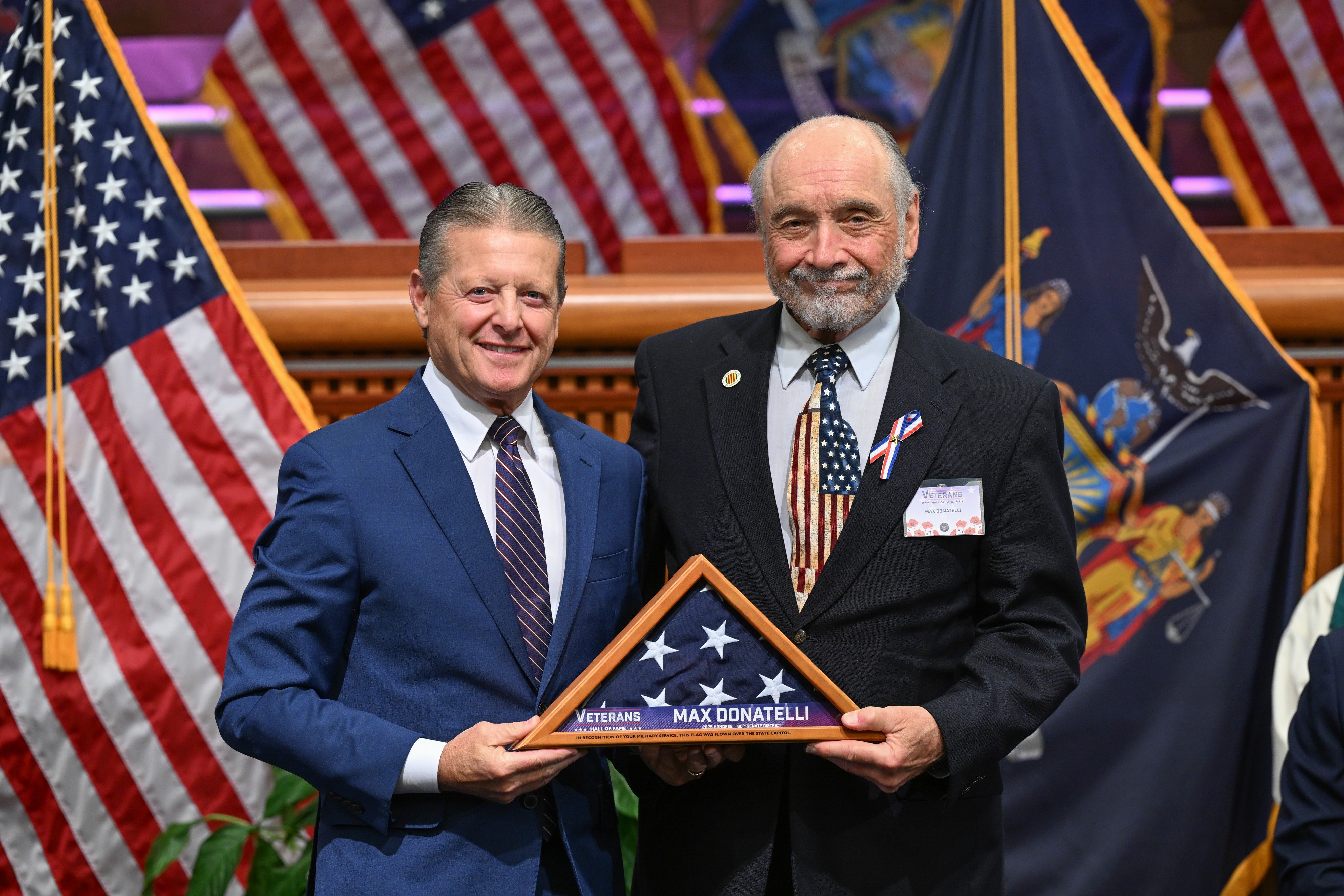 Senator Gallivan Honors Hamburg Veteran