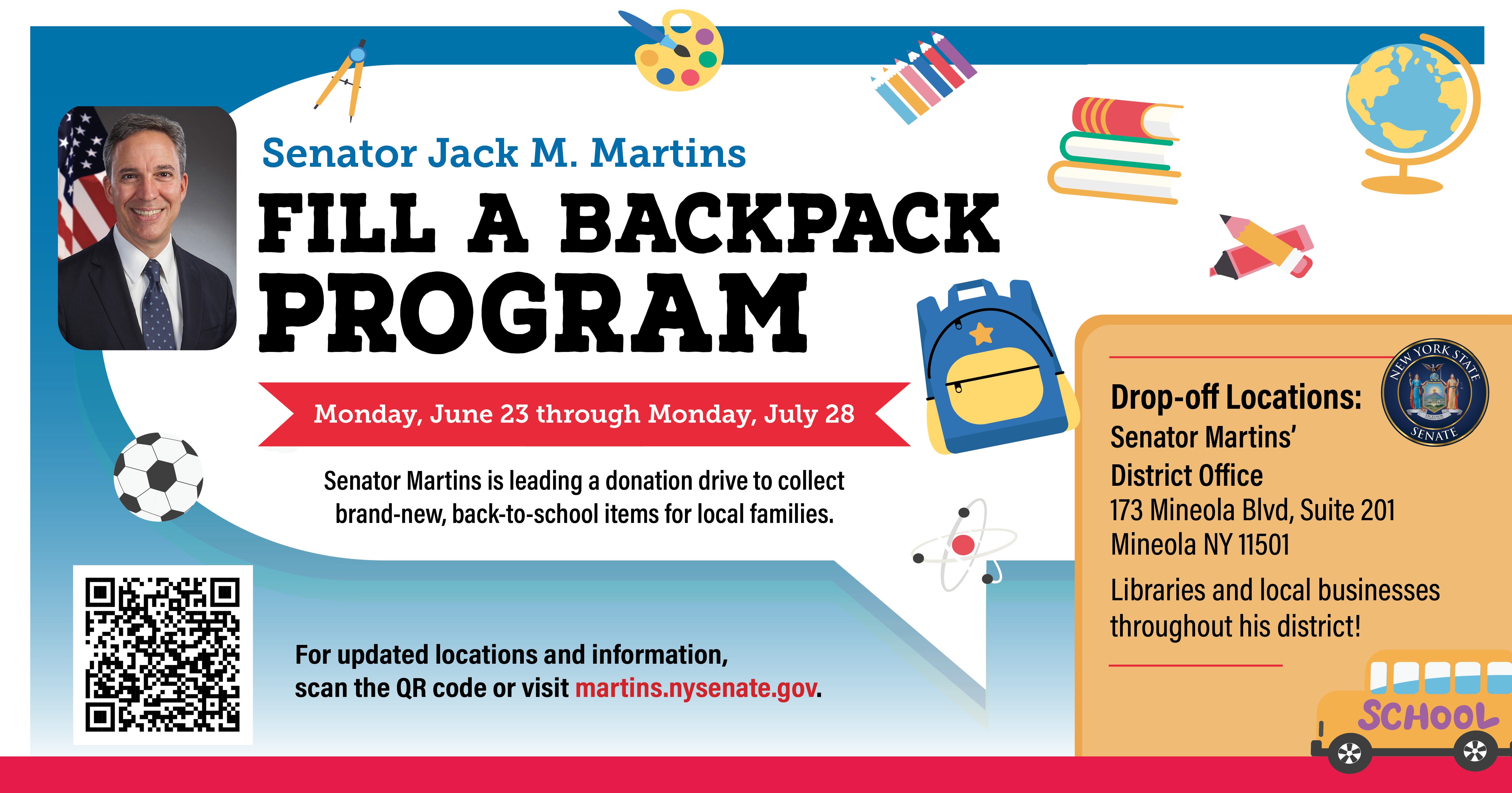 Fill a Backpack Program