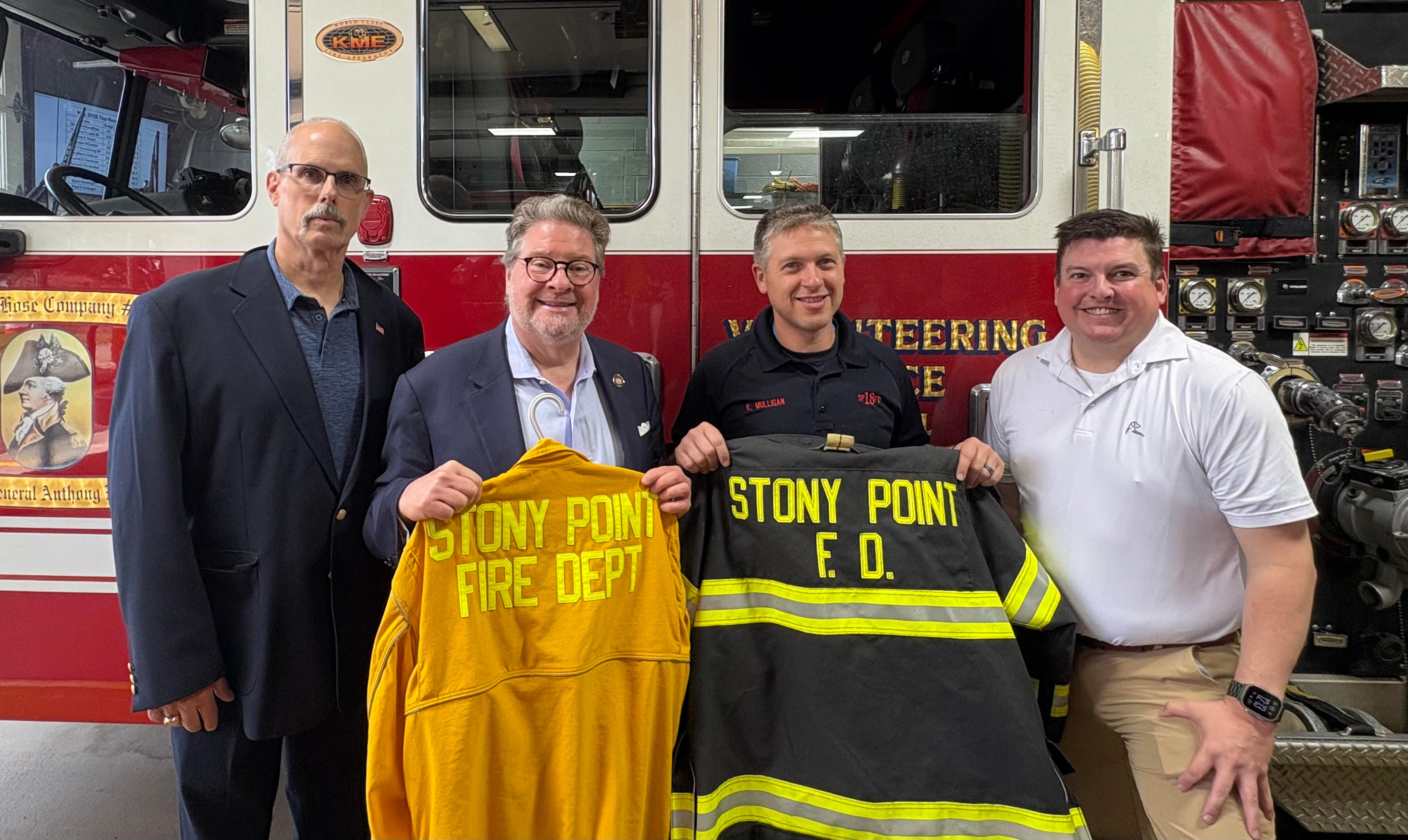 New Stony Point Fire District Gear Delivered Thanks to Sen. Harckham’s ...