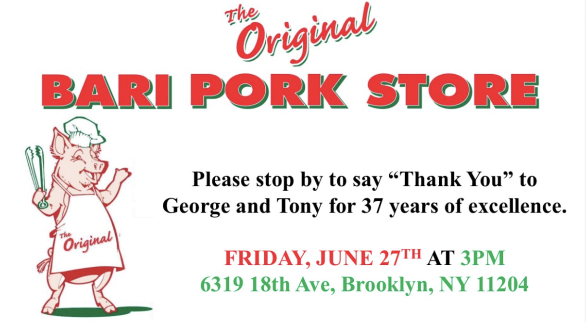 Senator Stephen T. Chan Honors Bari Pork Store | NYSenate.gov