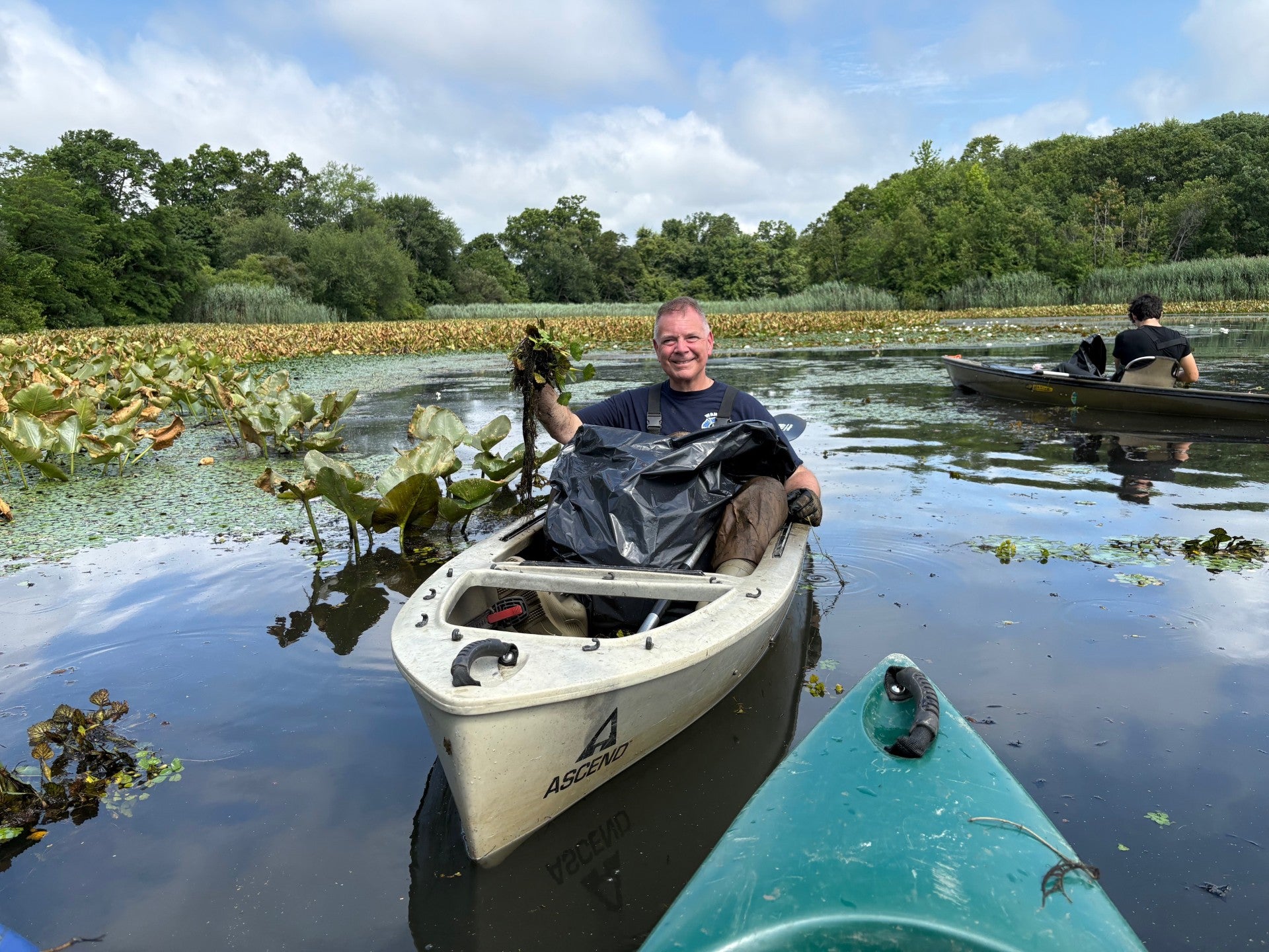 Senator Rhoads Leads Mill Pond Cleanup with DEC — 1,600 Pounds of ...