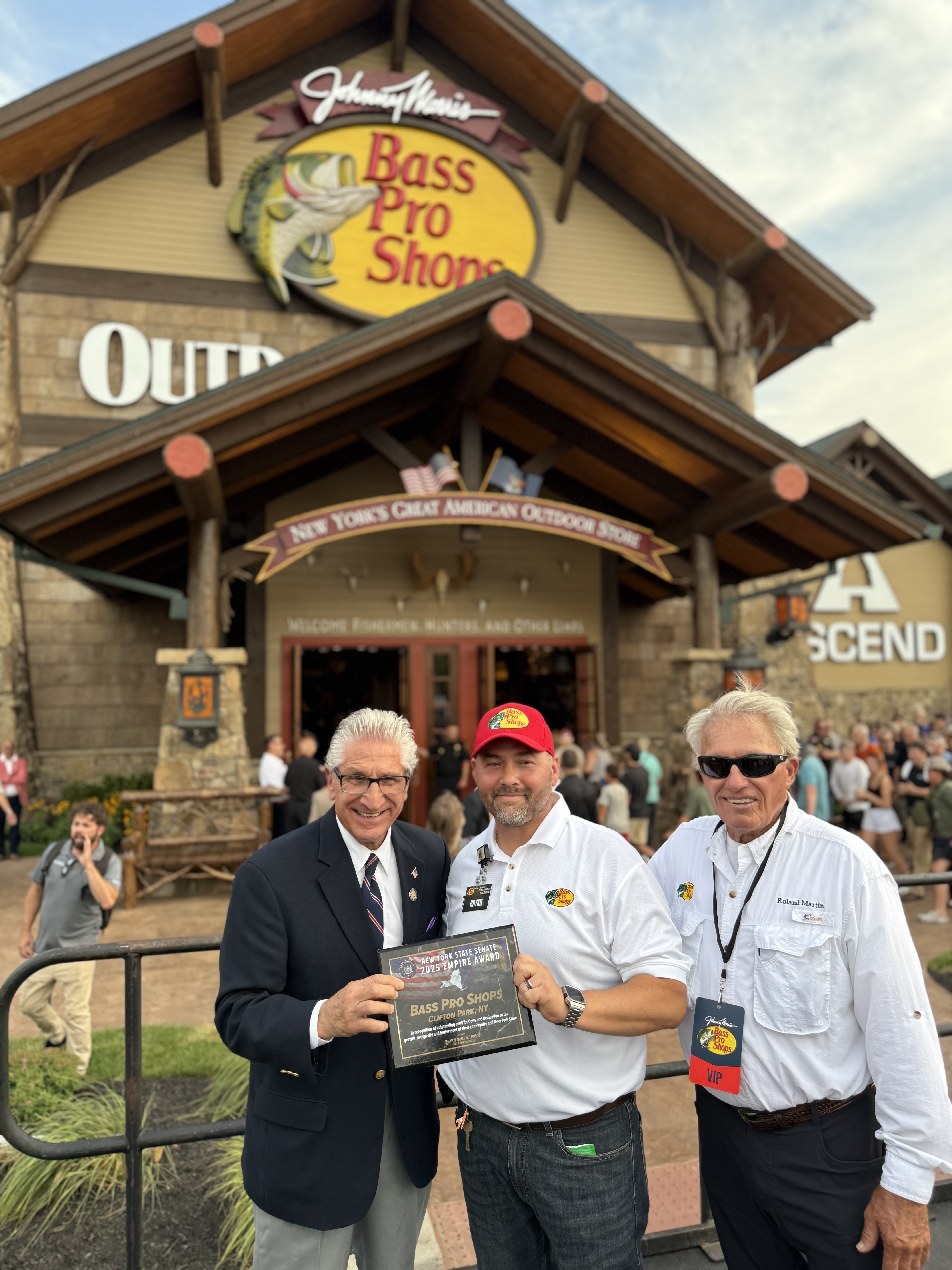 Photo: Tedisco Presents NYS Empire Award to Clifton Park Bass Pro Shop ...