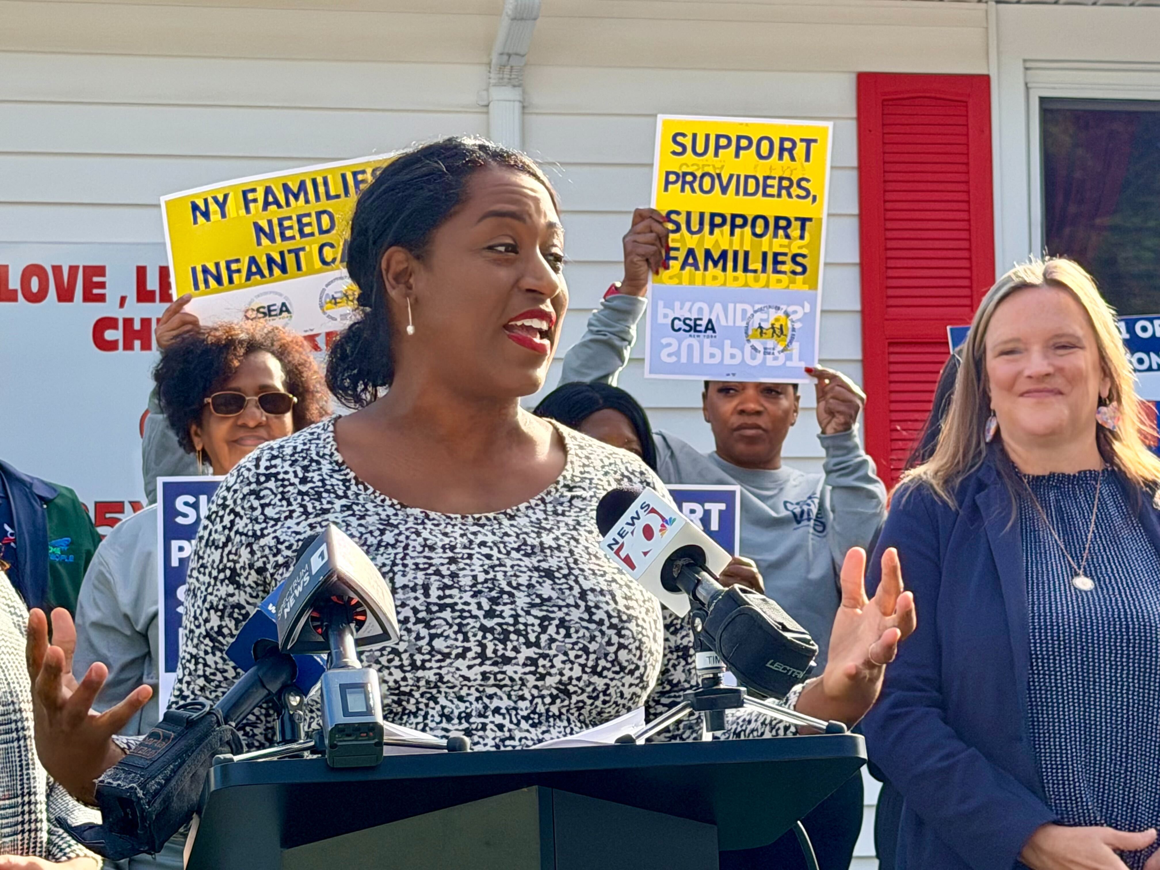 Senator Samra Brouk and Assemblywoman Sarah Clark highlight the ...